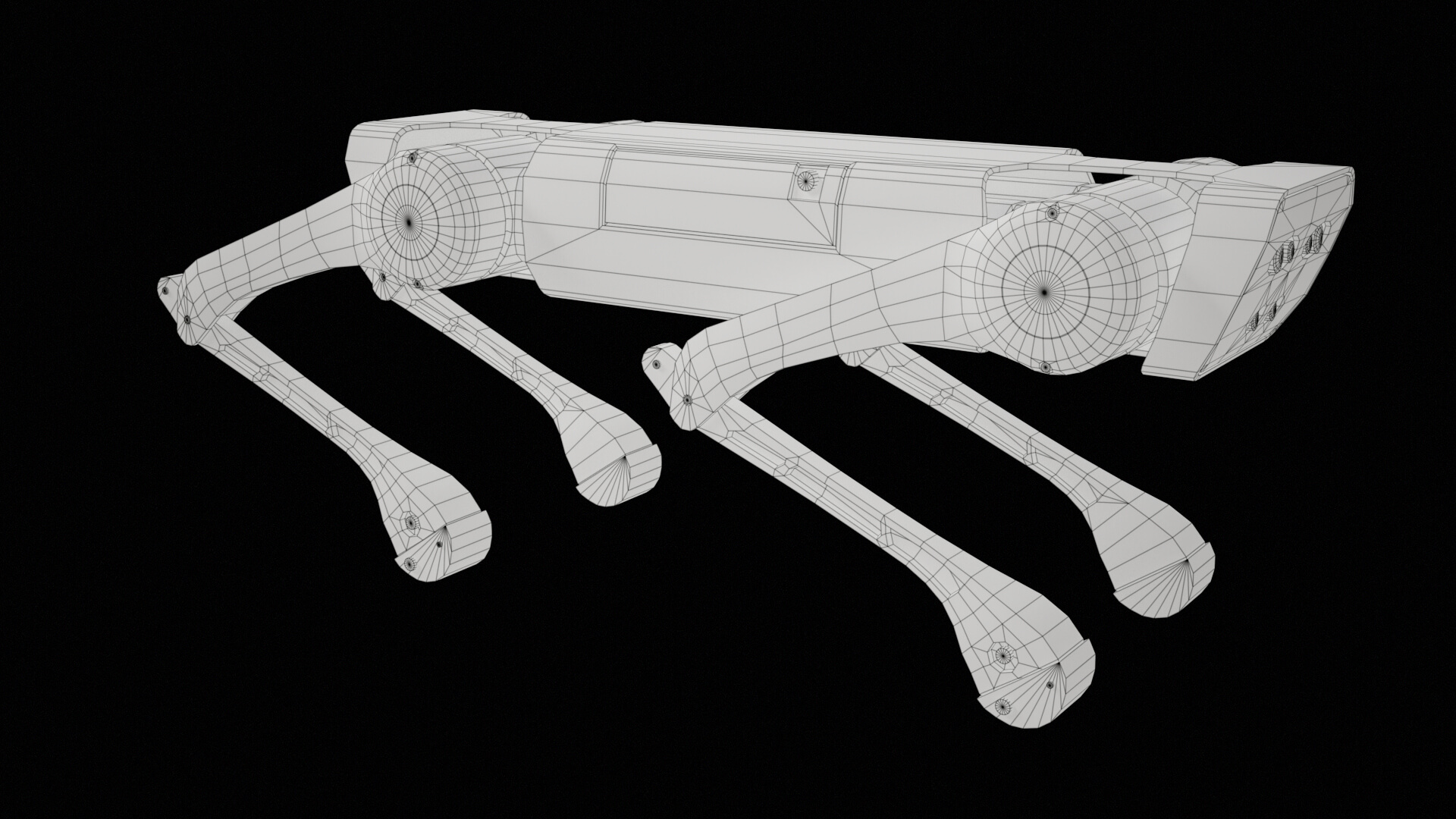 Alien Go - Robot Dog PBR 3D Model by Locus Models