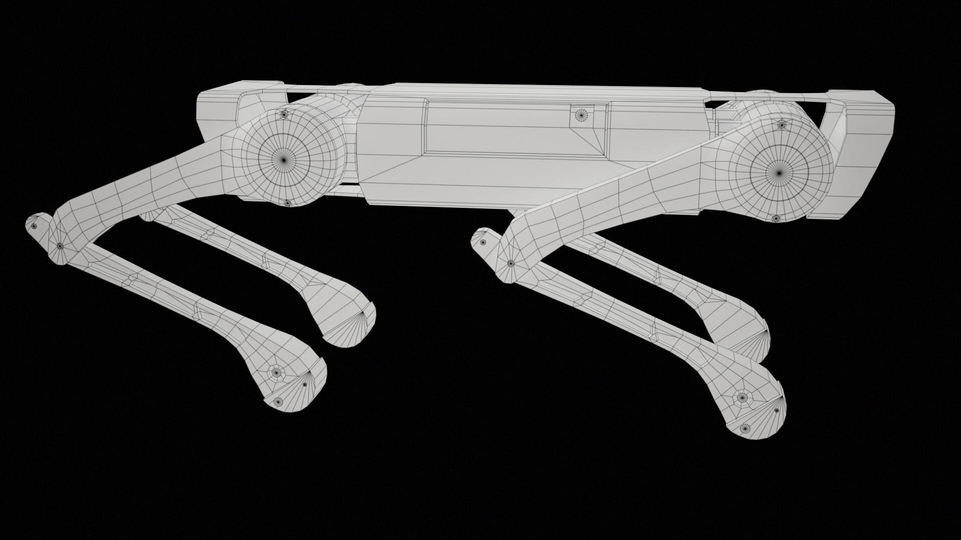 Alien Go - Robot Dog PBR 3D Model by Locus Models