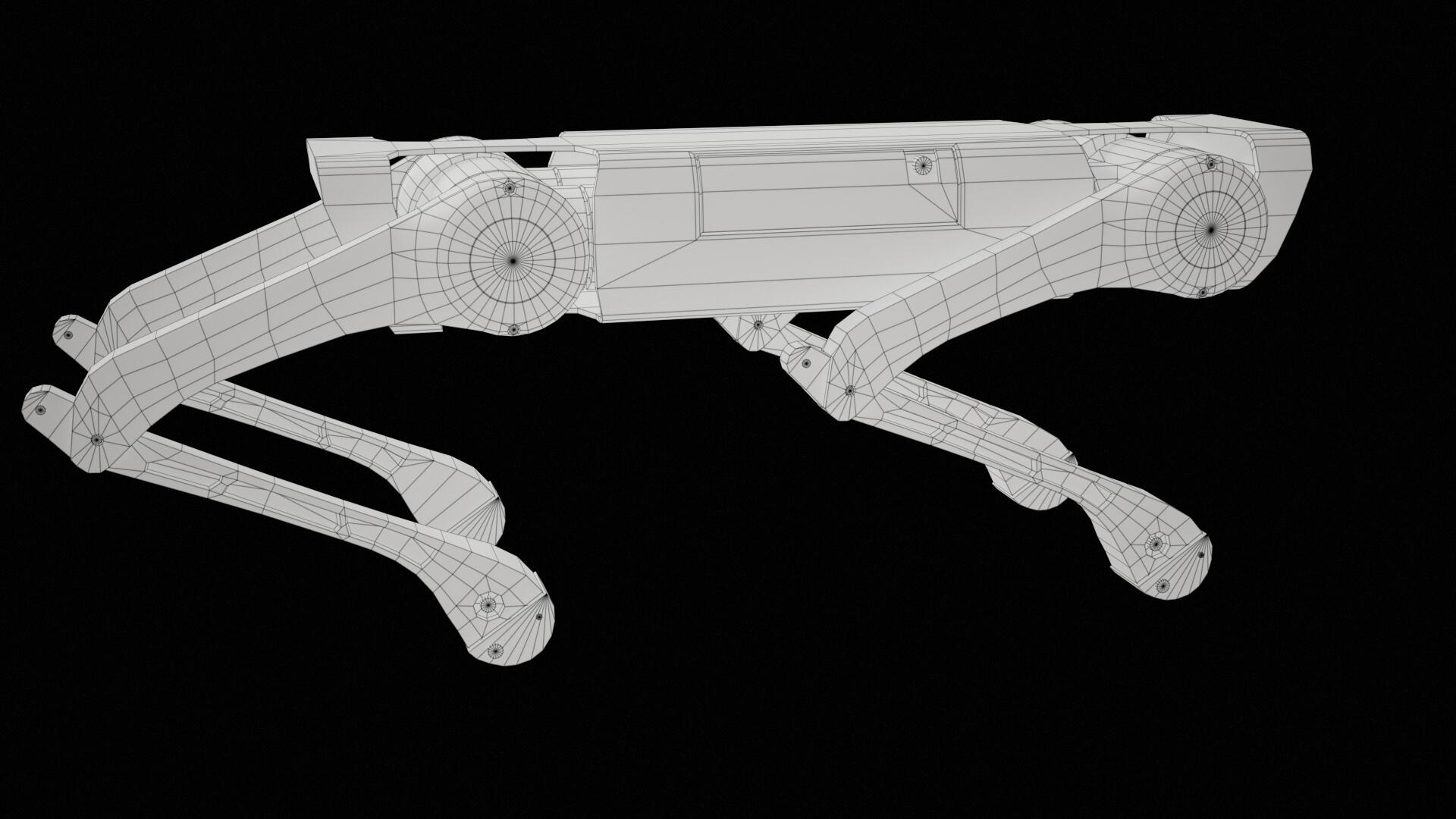 Alien Go - Robot Dog PBR 3D Model by Locus Models