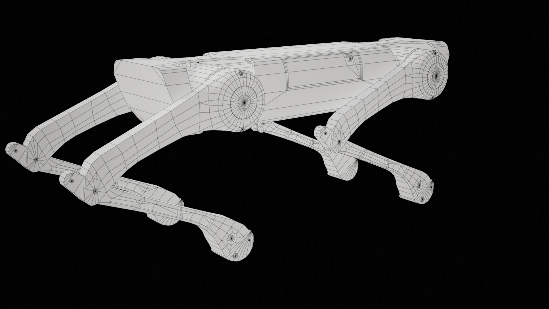 Alien Go - Robot Dog PBR 3D Model by Locus Models