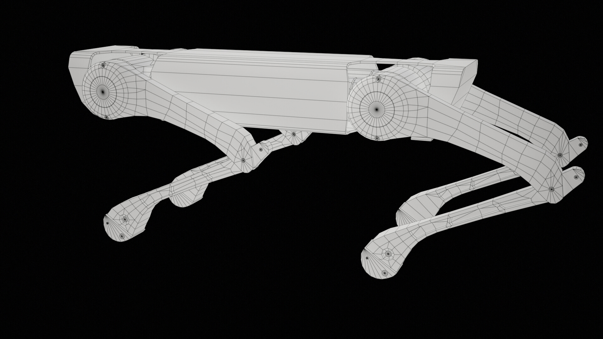 Alien Go - Robot Dog PBR 3D Model by Locus Models