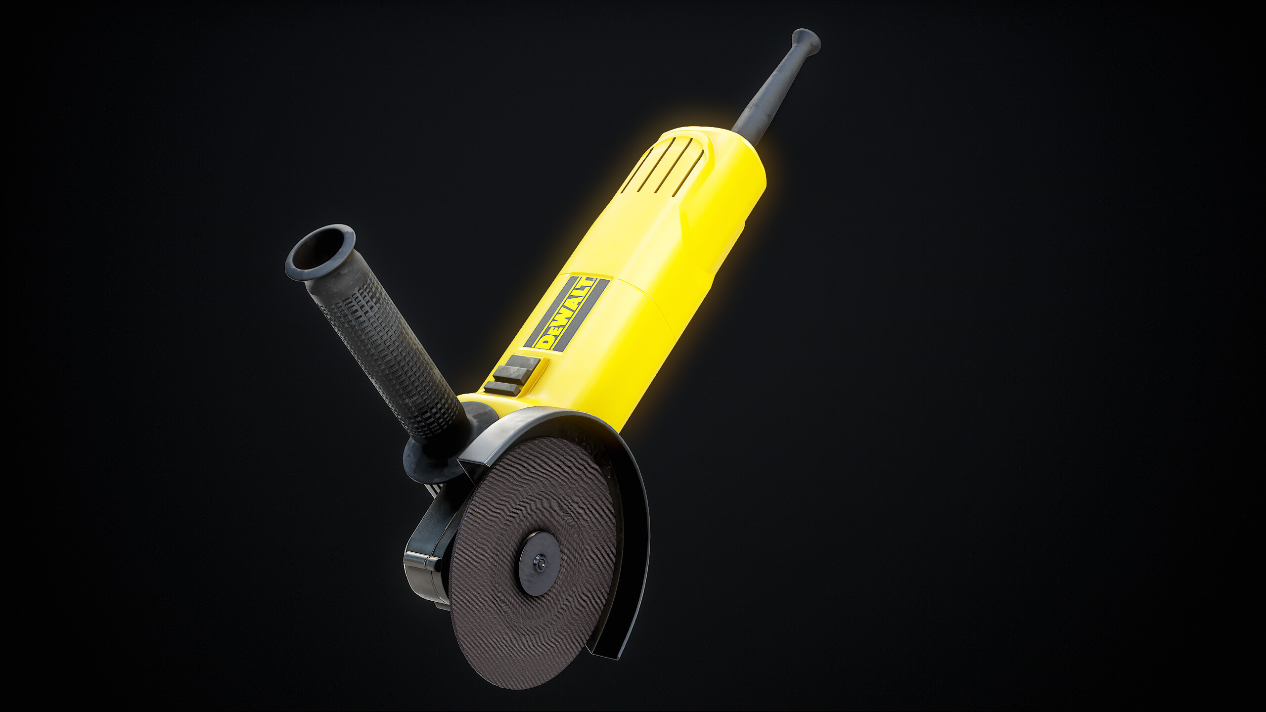 Angle Grinder Game Ready PBR - 3D Model by Locus Models