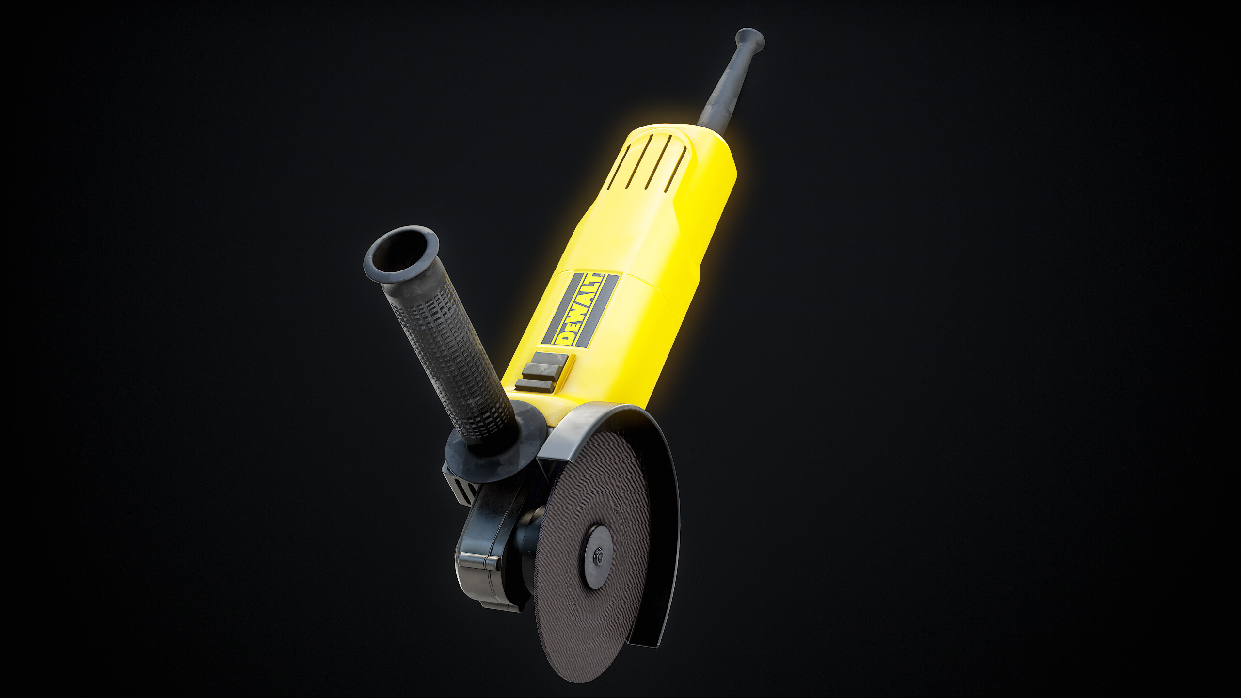 Angle Grinder Game Ready PBR - 3D Model by Locus Models