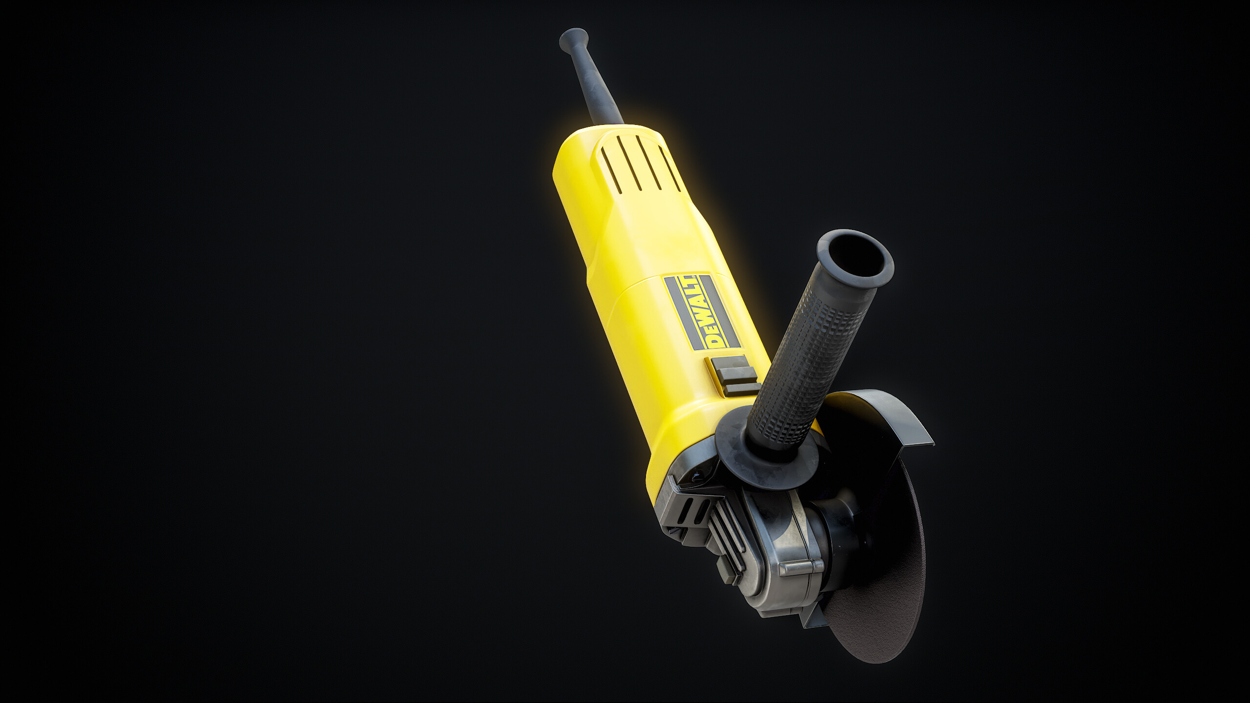 Angle Grinder Game Ready PBR - 3D Model by Locus Models