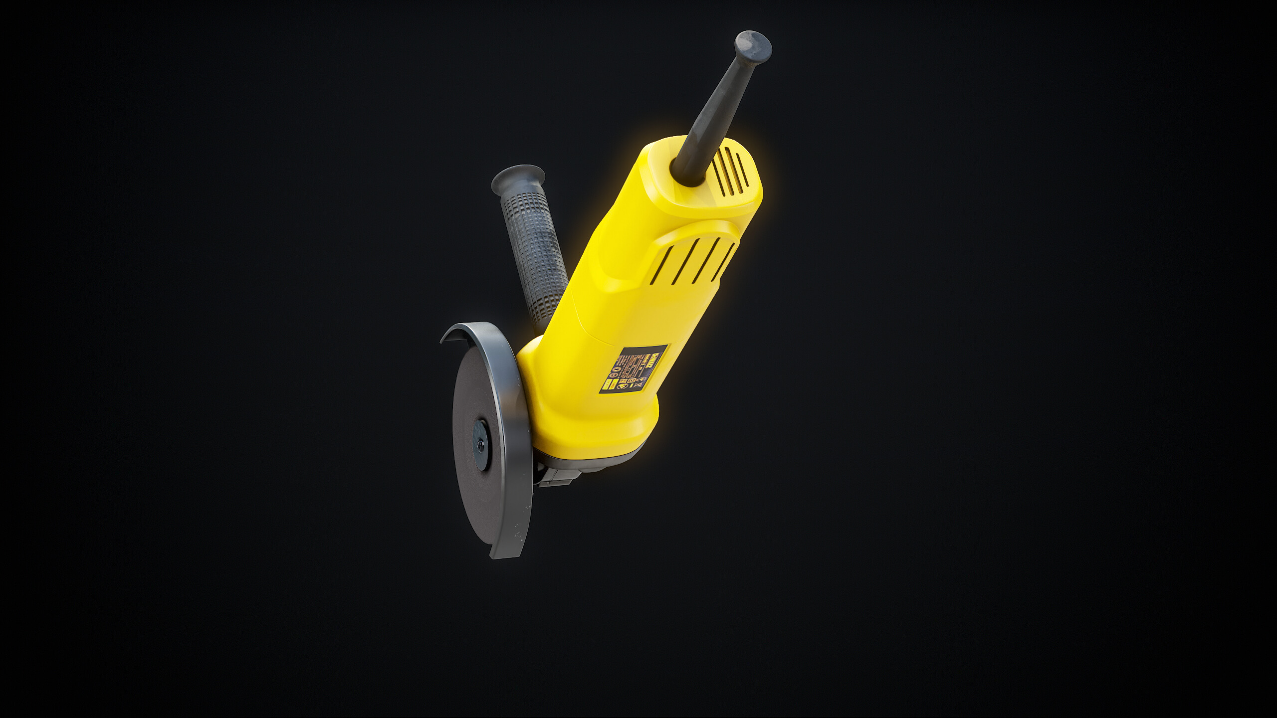 Angle Grinder Game Ready PBR - 3D Model by Locus Models