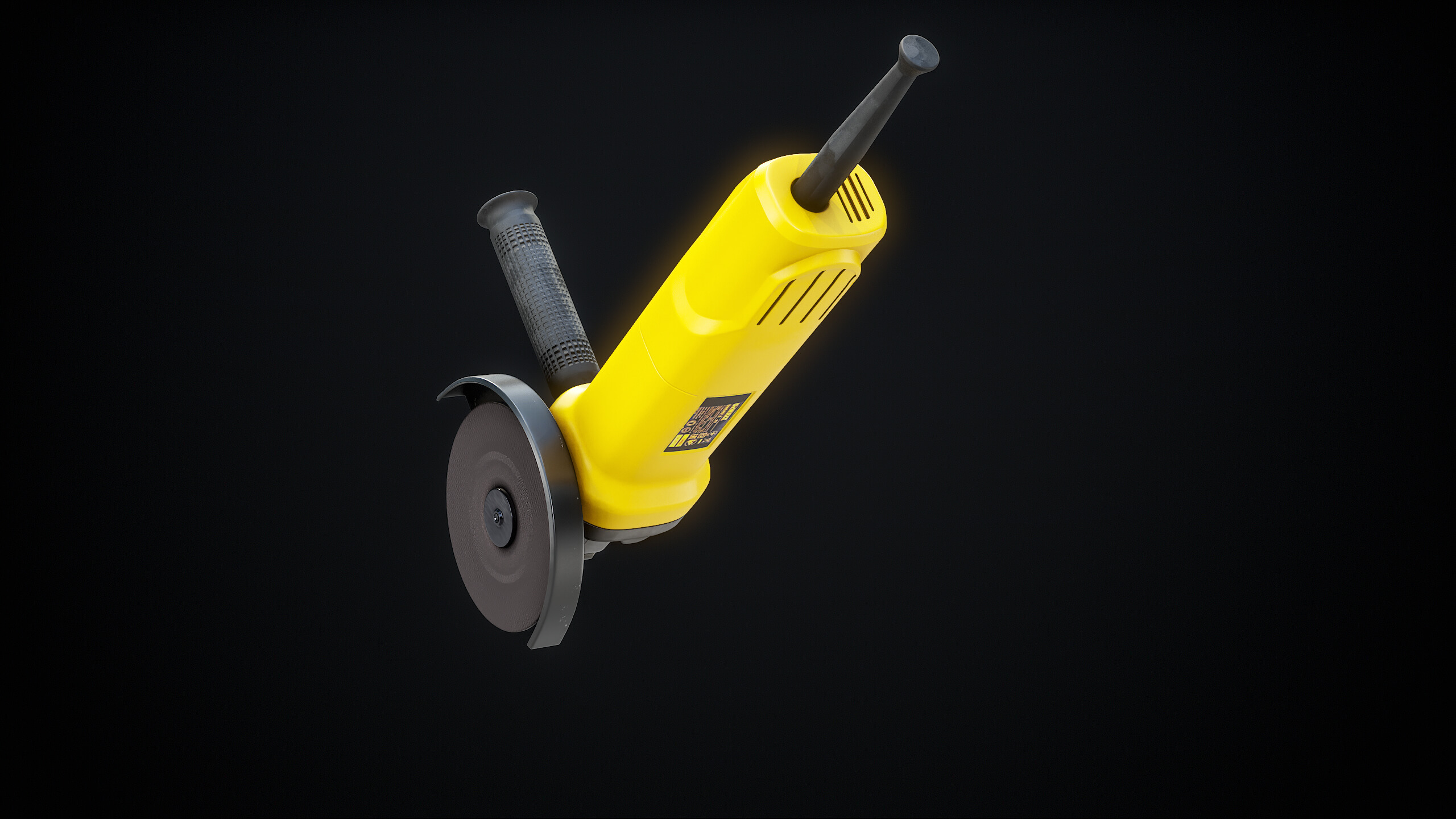Angle Grinder Game Ready PBR - 3D Model by Locus Models