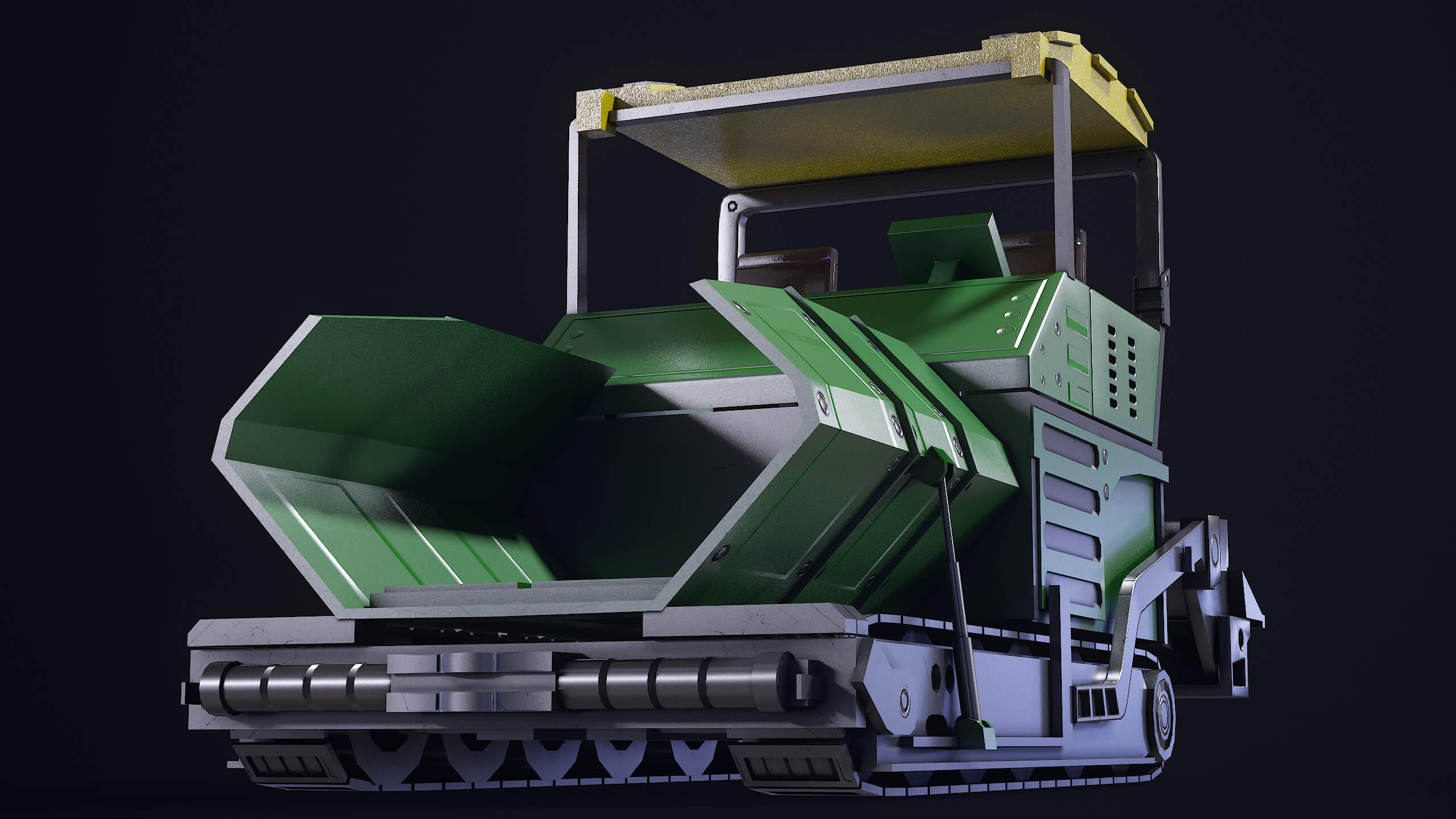 Asphalt Paver Vehicle PBR - 3D Model by Locus Models