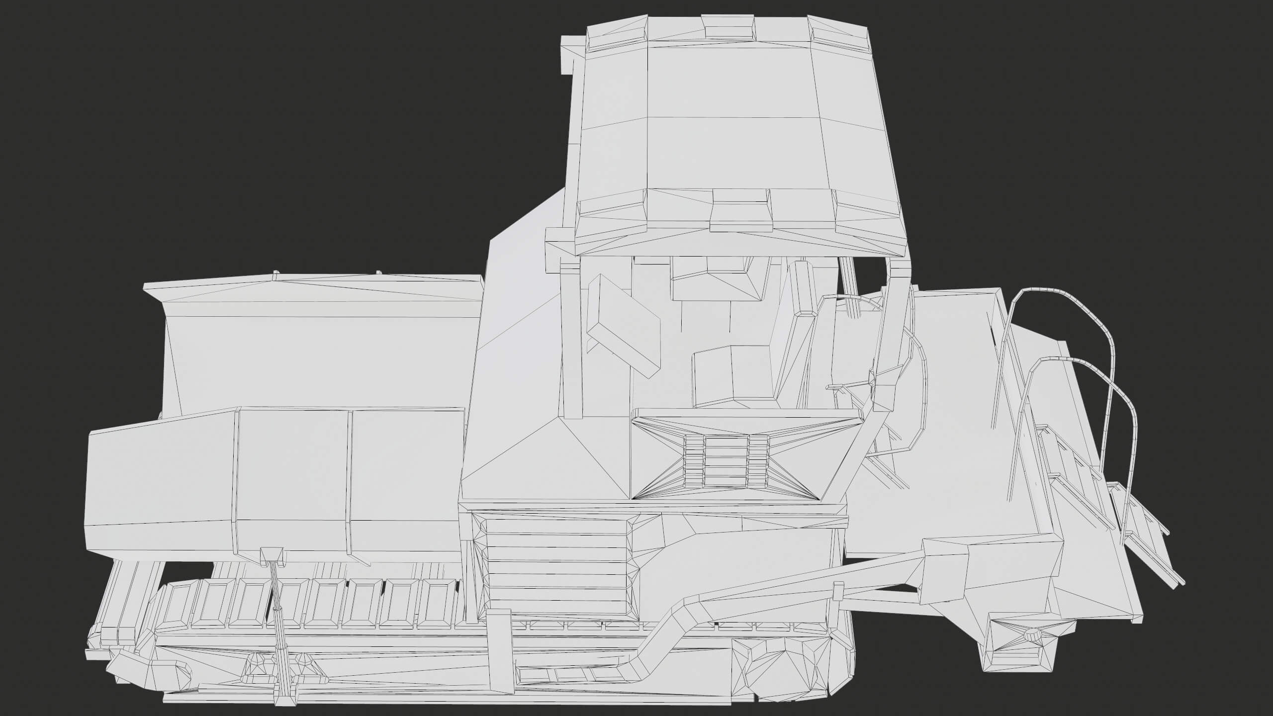Asphalt Paver Vehicle PBR - 3D Model by Locus Models