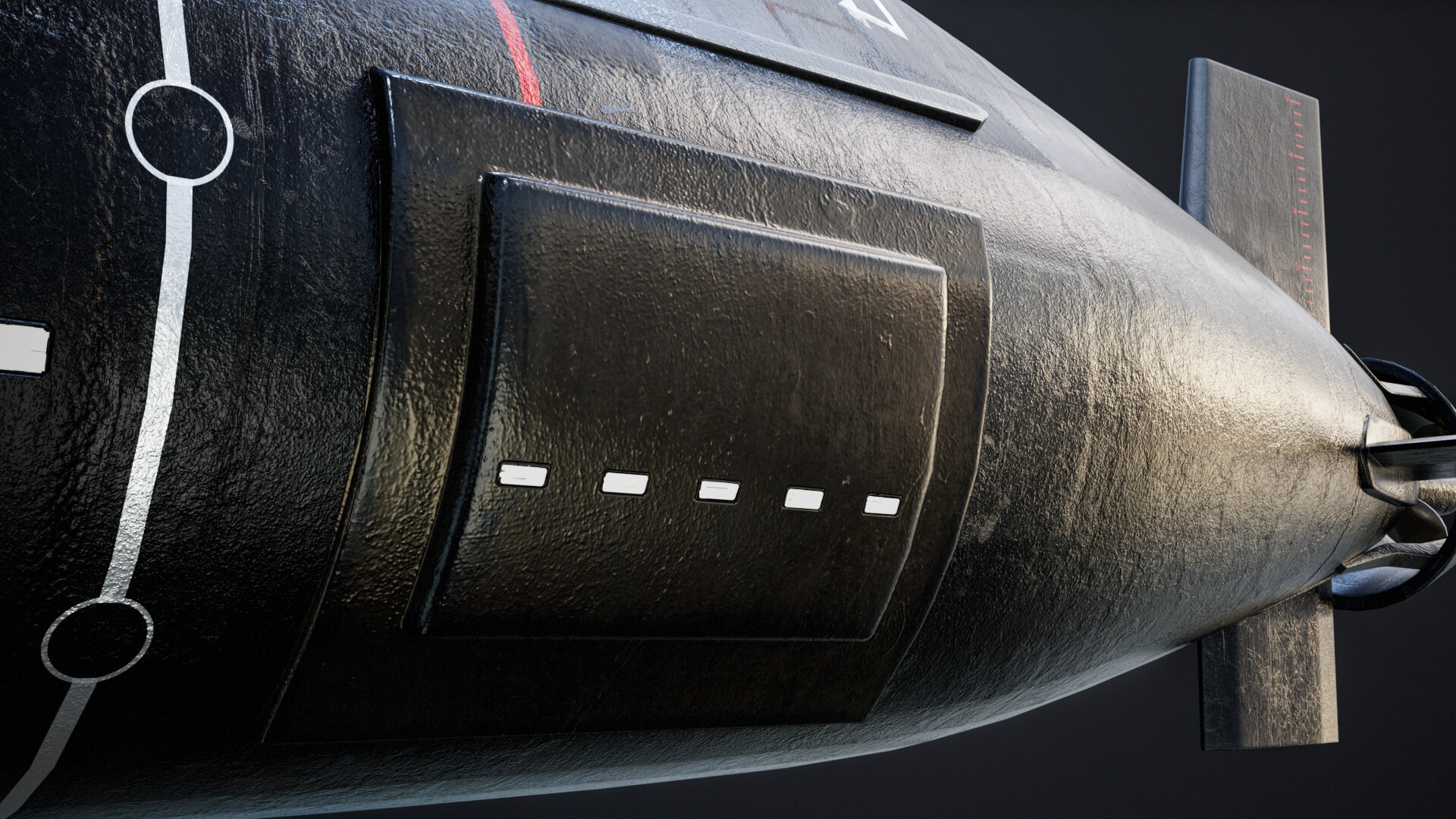 Astute Class Submarine Pbr 3d Model By Locus Models