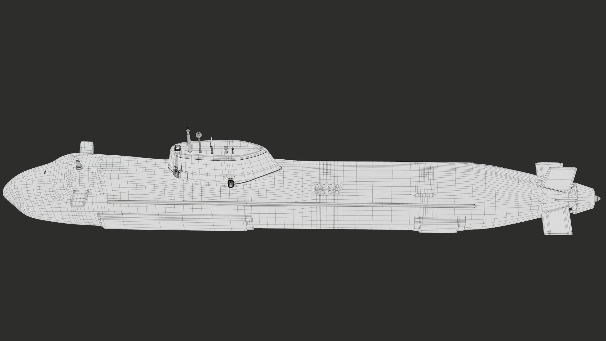 Astute Class Submarine PBR - 3D Model by Locus Models