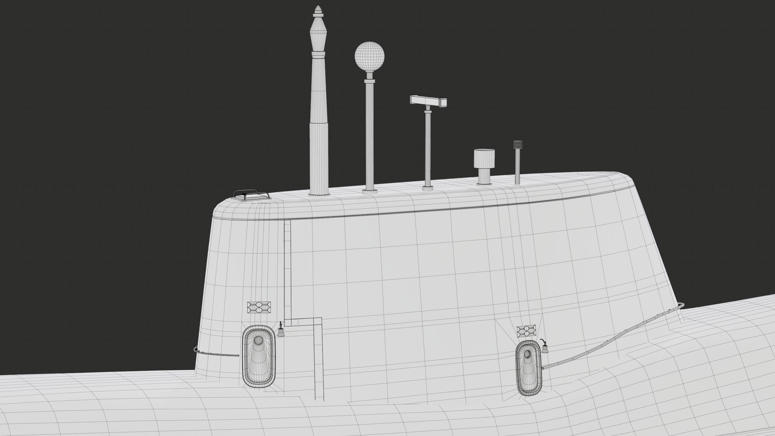 Astute Class Submarine Pbr 3d Model By Locus Models