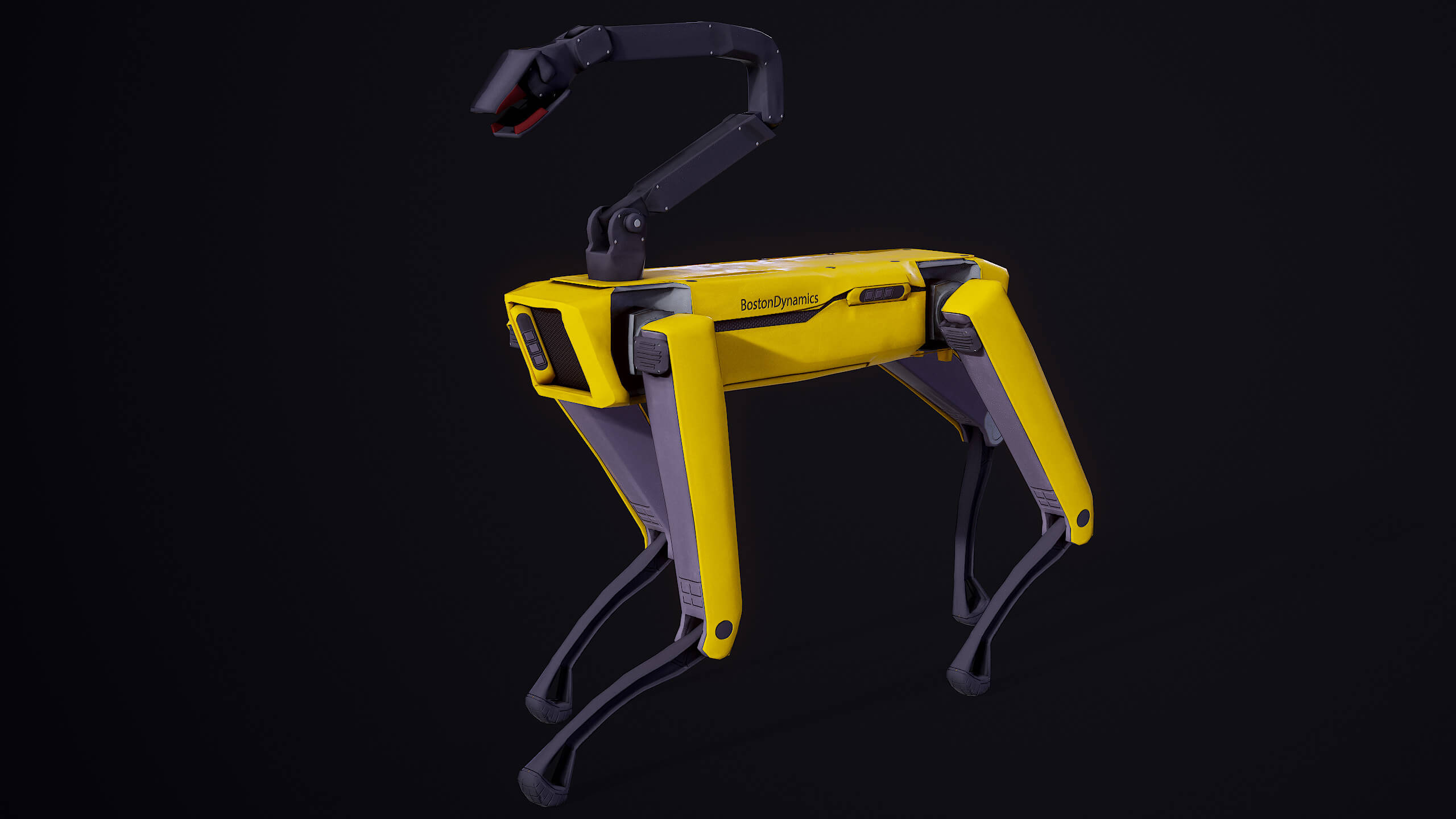Boston Dynamics Robot Spot Mini PBR - 3D Model by Locus Models