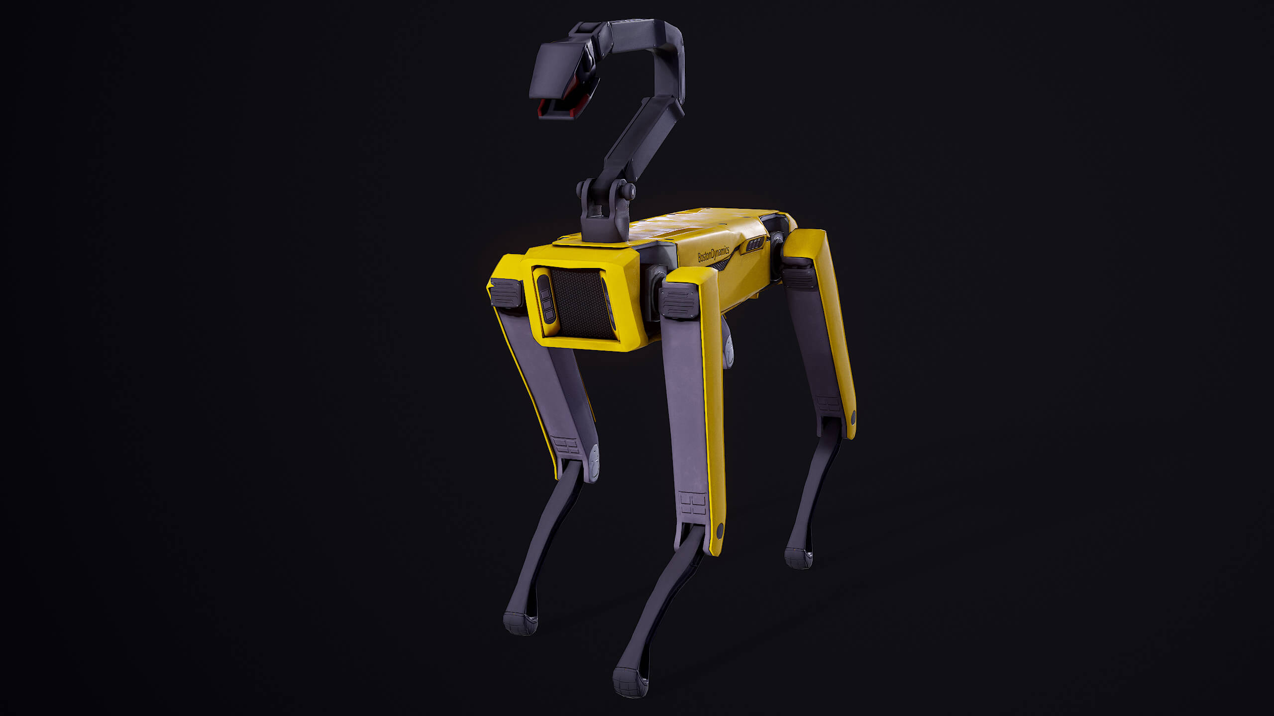 Boston Dynamics Robot Spot Mini PBR - 3D Model by Locus Models