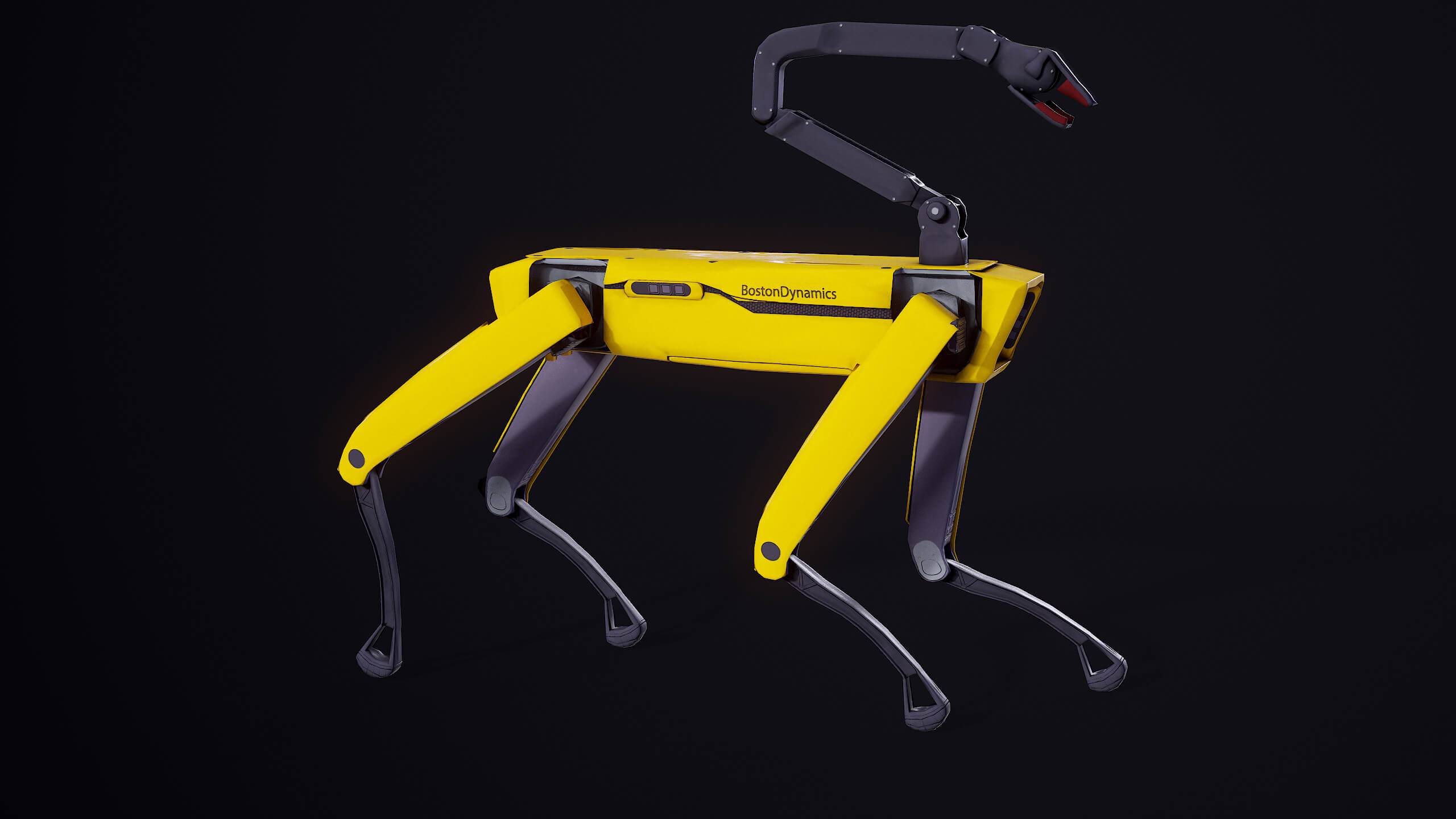 Boston Dynamics Robot Spot Mini PBR - 3D Model by Locus Models