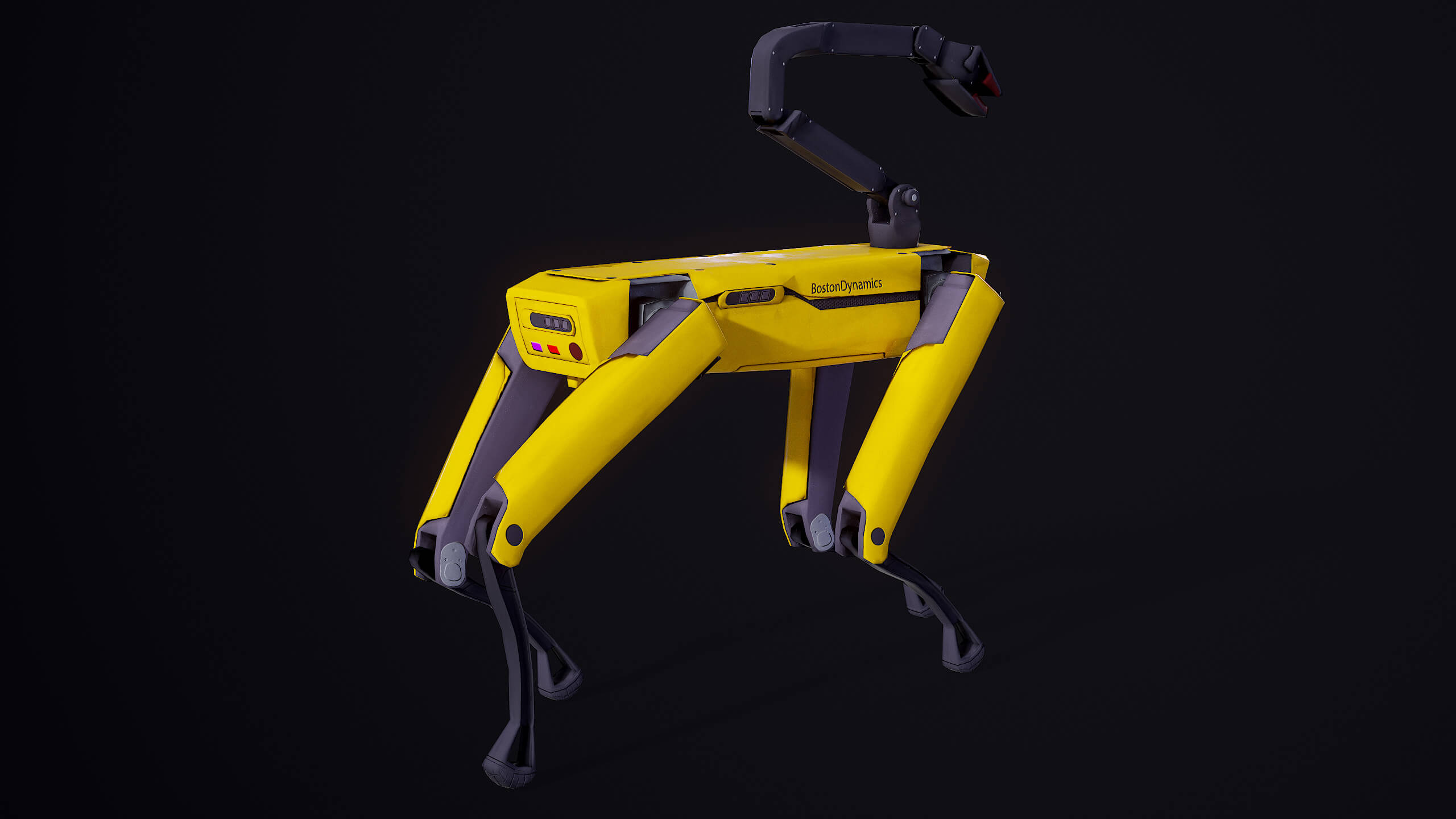 Boston Dynamics Robot Spot Mini PBR - 3D Model by Locus Models