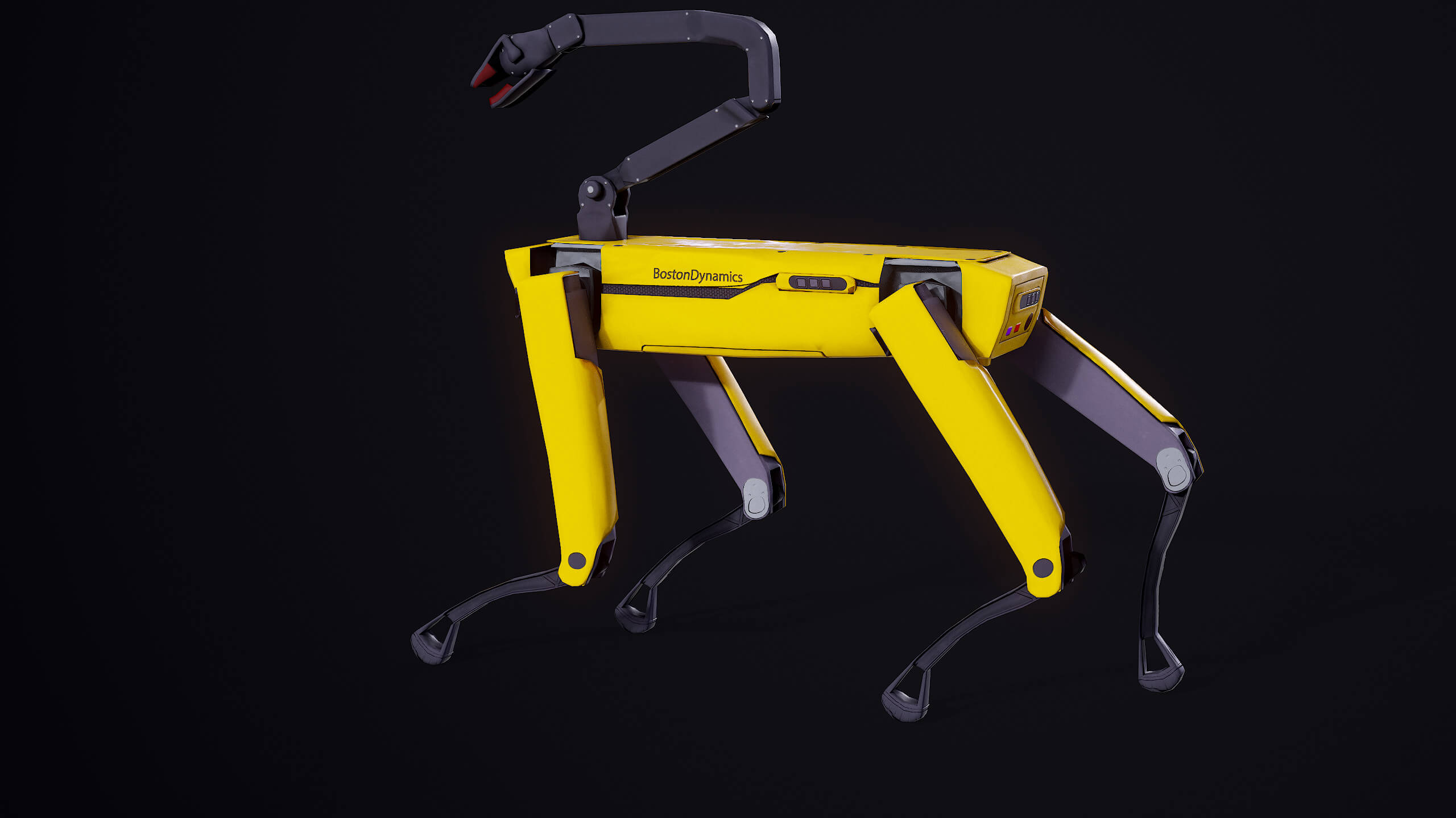 Boston Dynamics Robot Spot Mini PBR - 3D Model by Locus Models