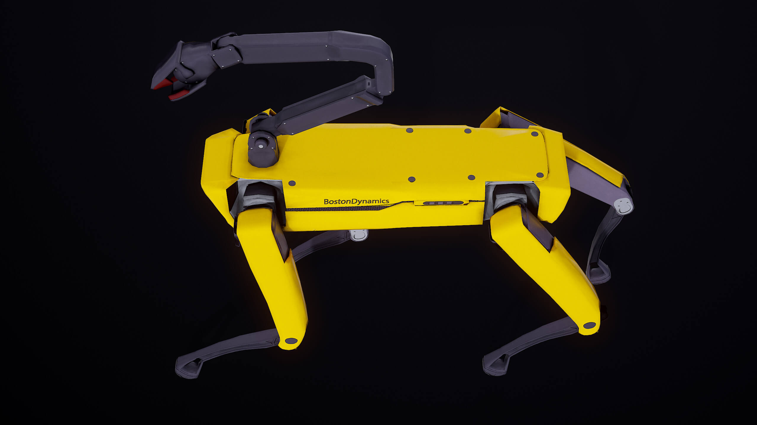 Boston Dynamics Robot Spot Mini PBR - 3D Model by Locus Models