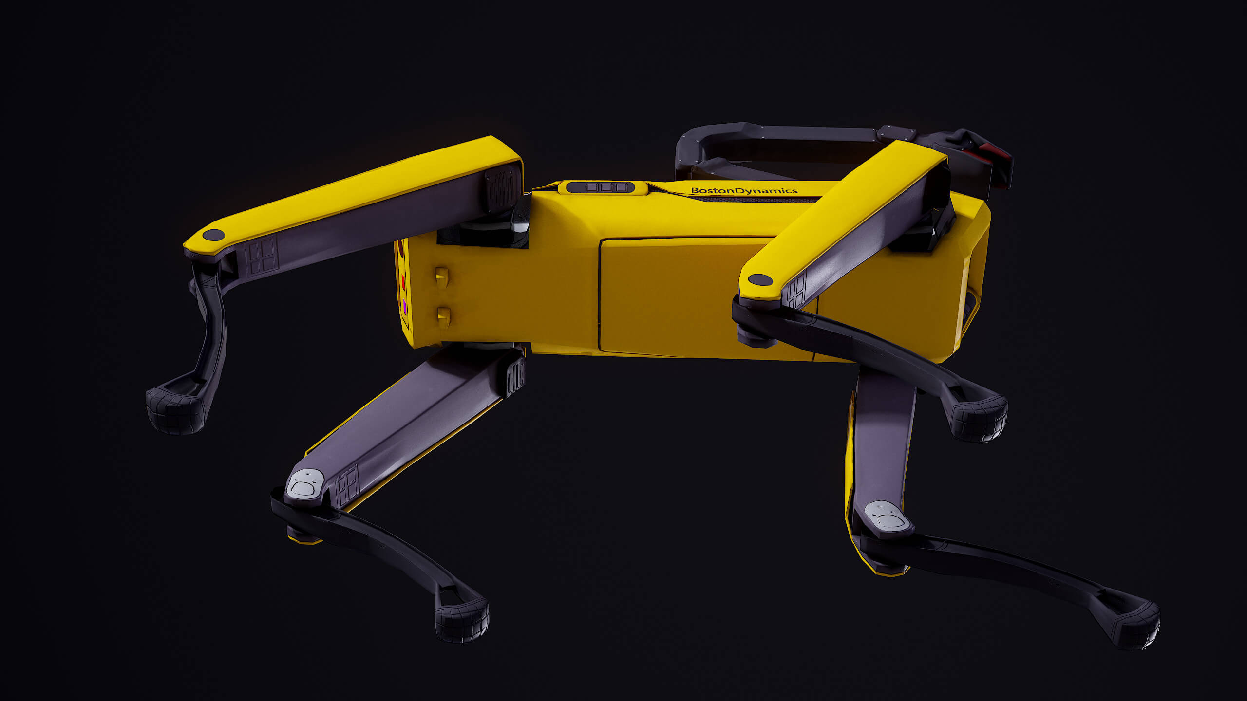 Boston Dynamics Robot Spot Mini PBR - 3D Model by Locus Models