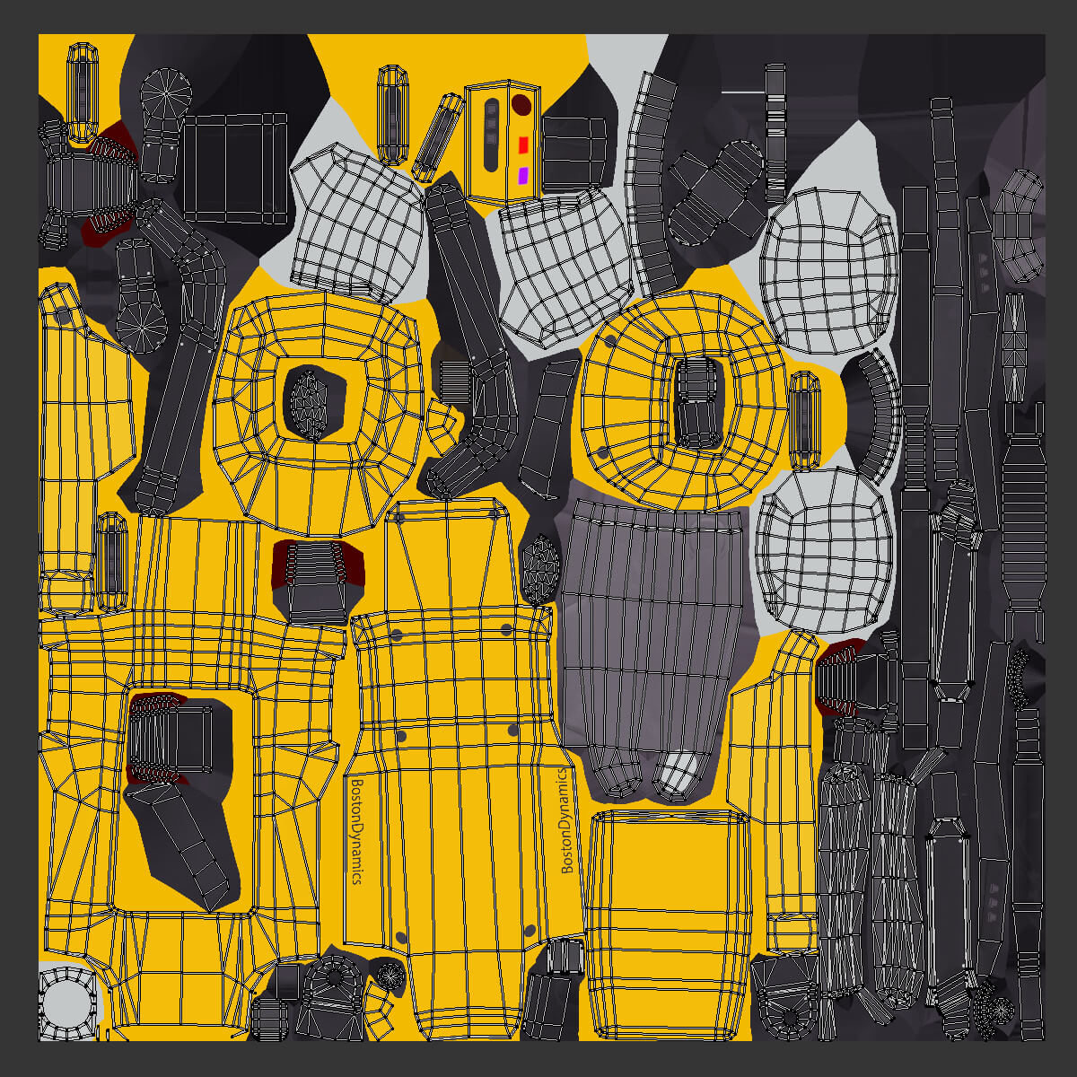 Boston Dynamics Robot Spot Mini PBR - 3D Model by Locus Models