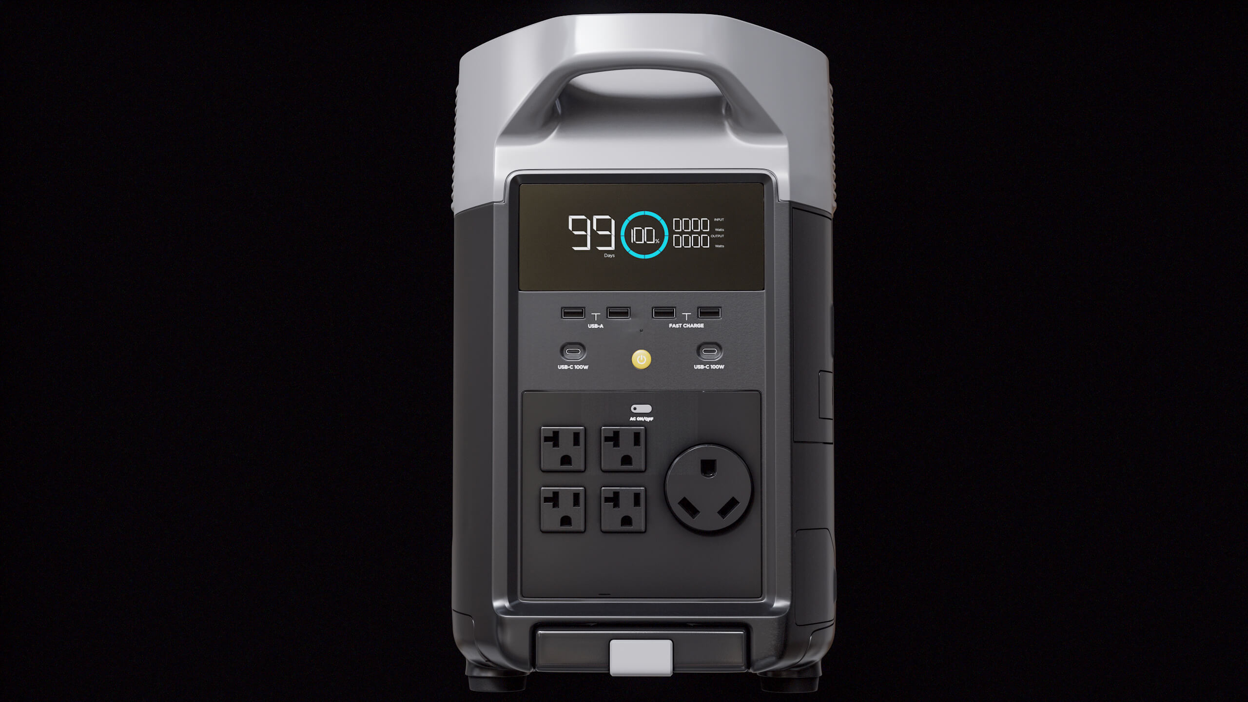 Ecoflow Delta Pro Portable Generator PBR - 3D Model by Locus Models