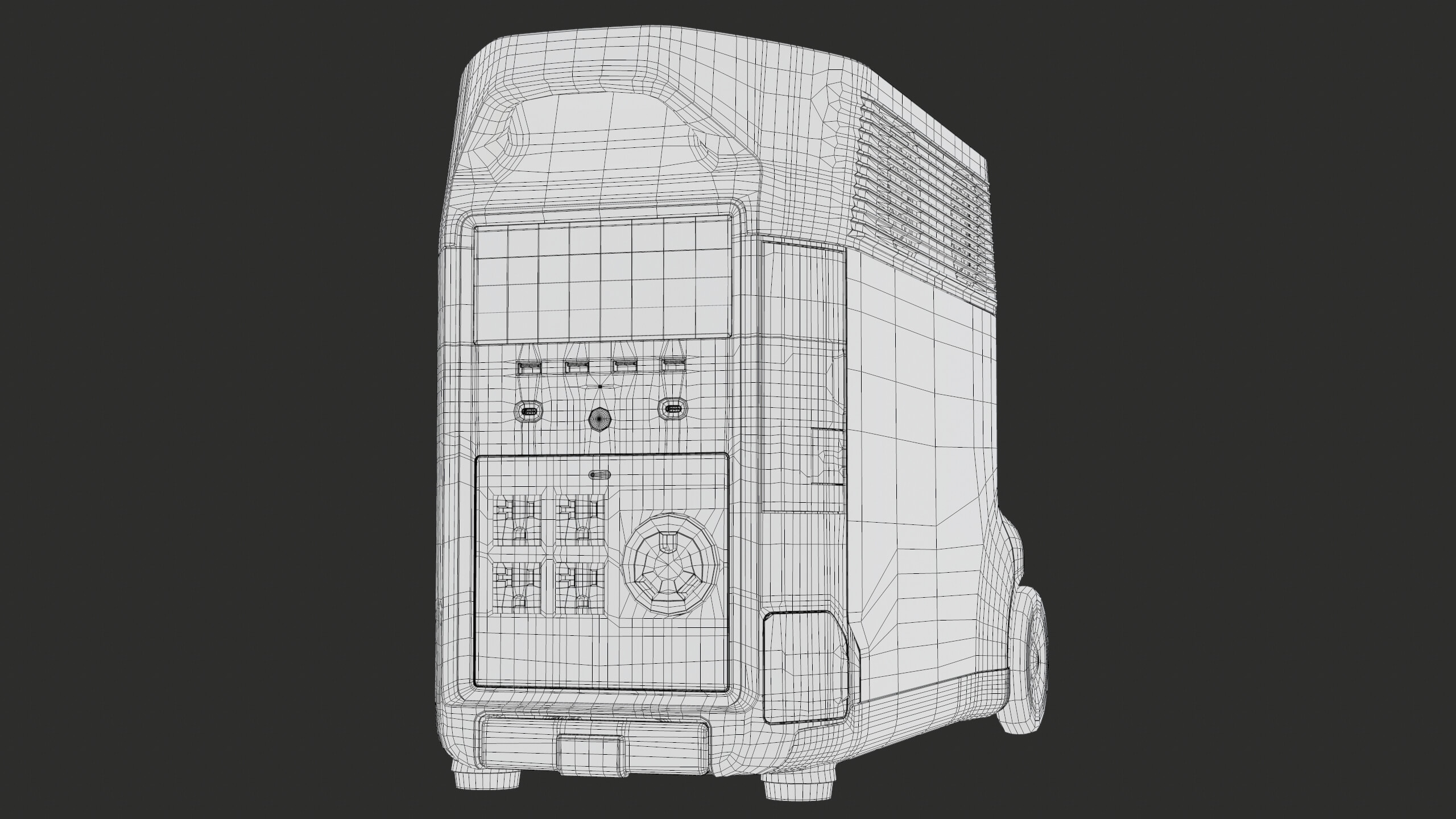 Ecoflow Delta Pro Portable Generator PBR - 3D Model by Locus Models