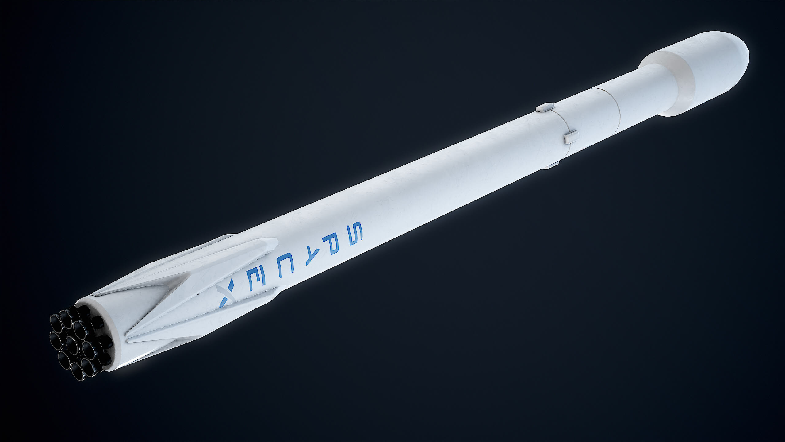 Falcon 9 Launchpad PBR - 3D Model by Locus Models