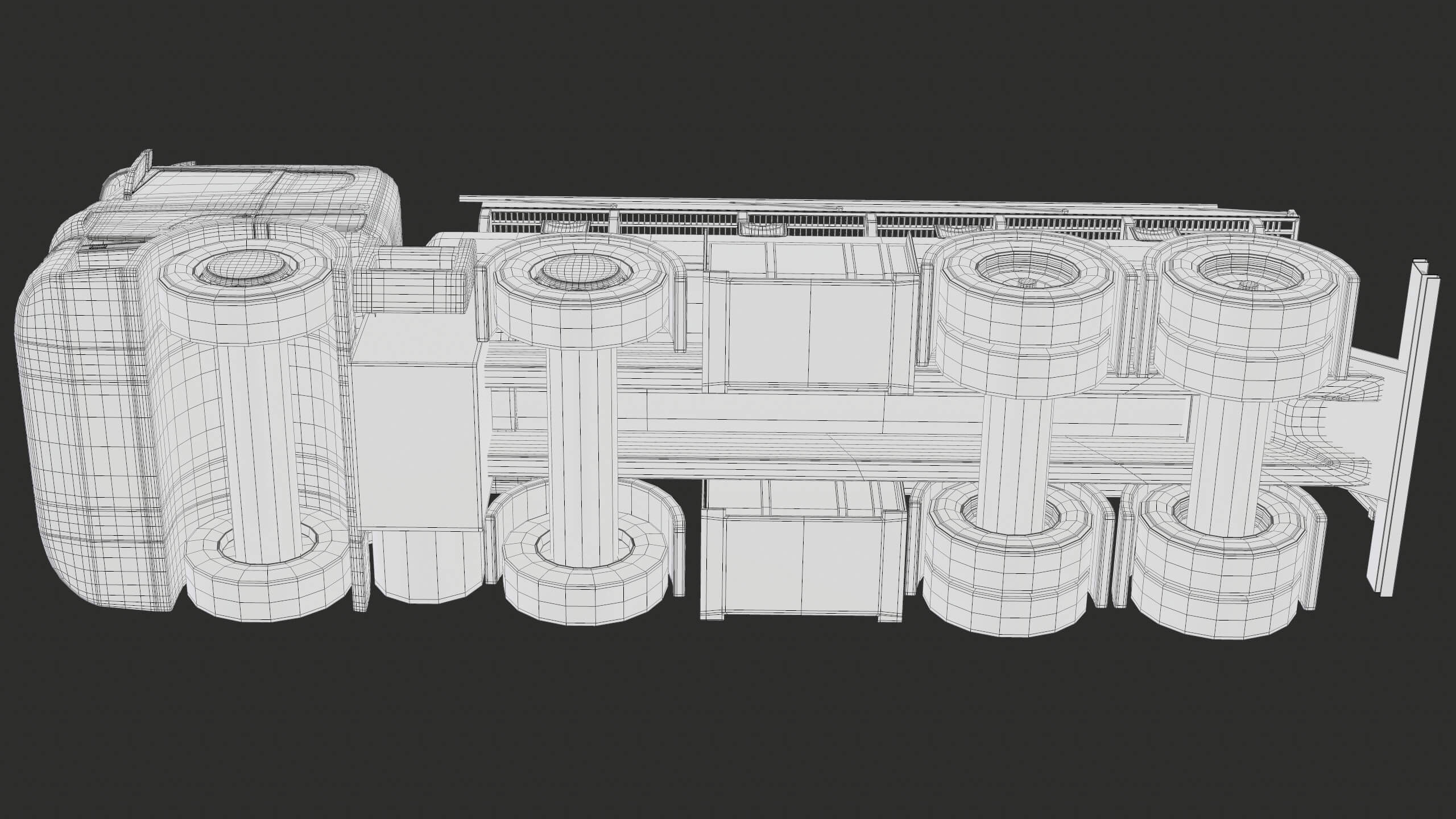 Fuel Tank Truck Vehicle Pbr - 3D Model by Locus Models