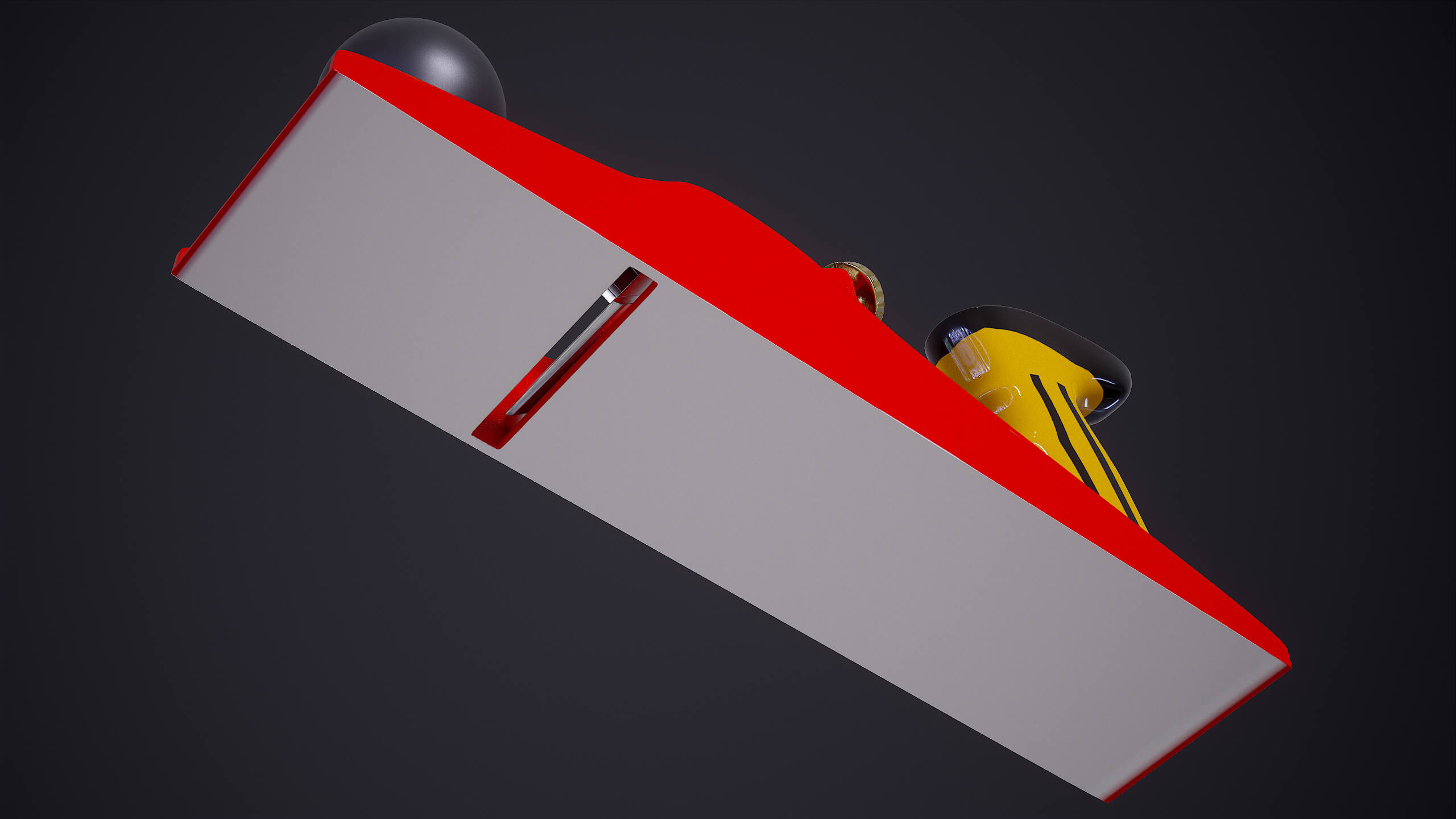 Hand Bench Wood Plane PBR - 3D Model by Locus Models