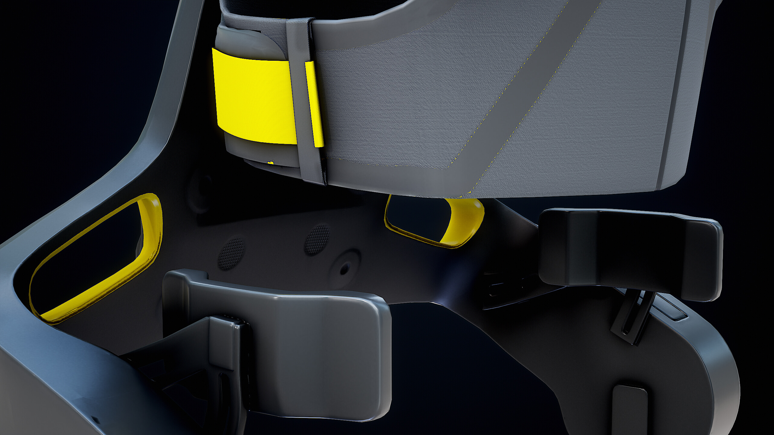 Industrial Exoskeleton Apogee Yellow PBR - 3D Model by Locus Models