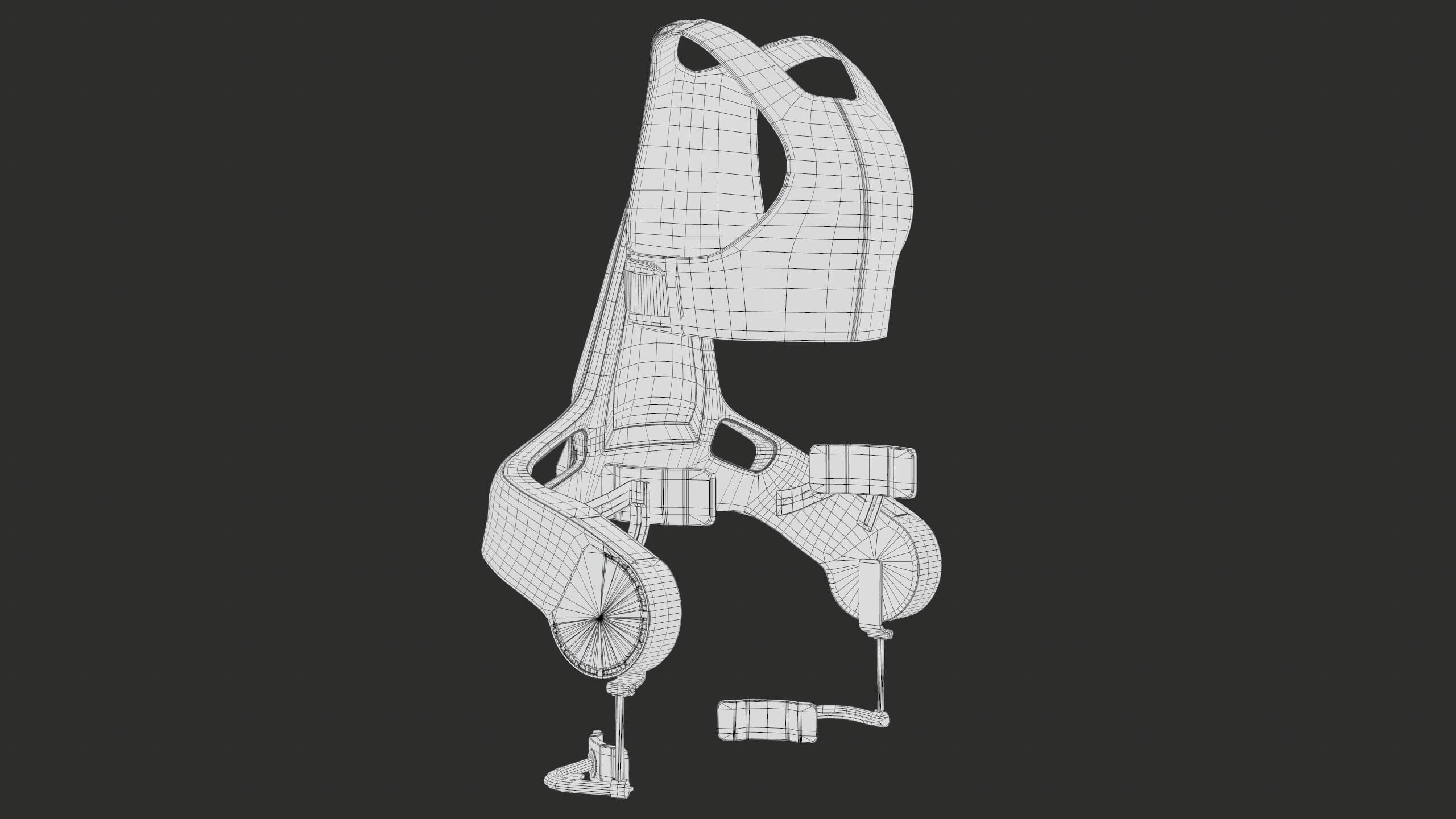Industrial Exoskeleton Apogee Yellow PBR - 3D Model by Locus Models