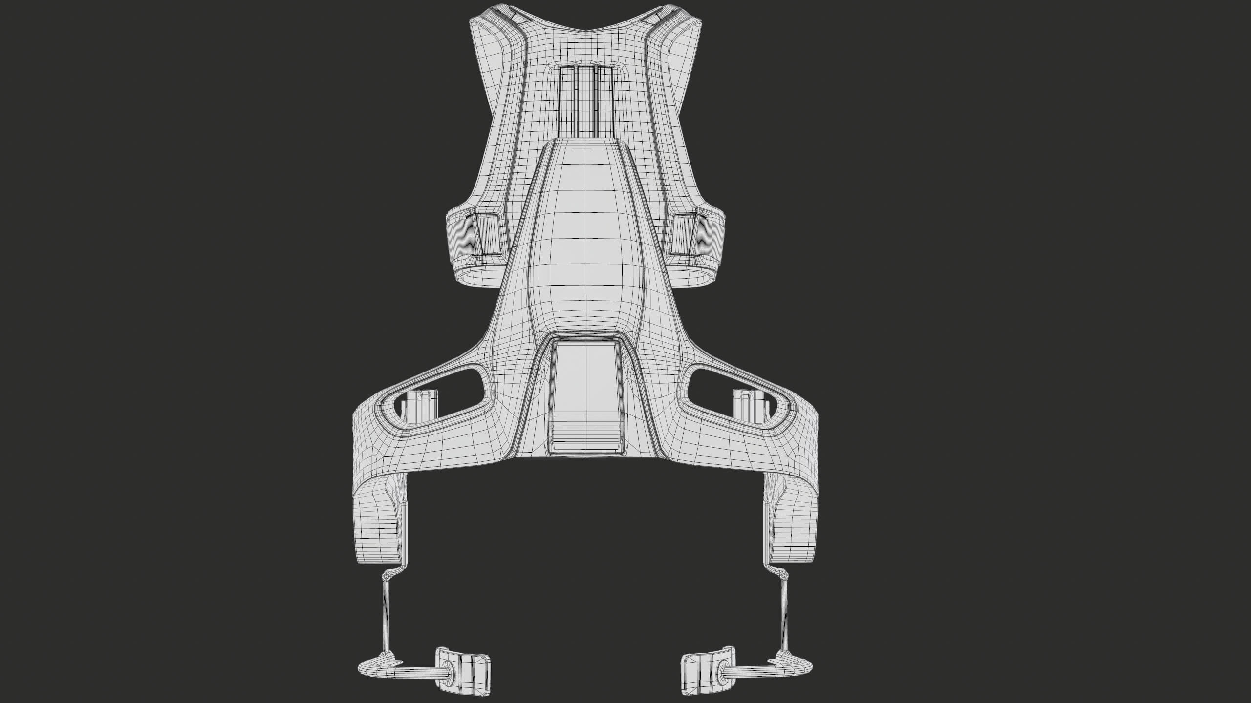Industrial Exoskeleton Apogee Yellow PBR - 3D Model by Locus Models