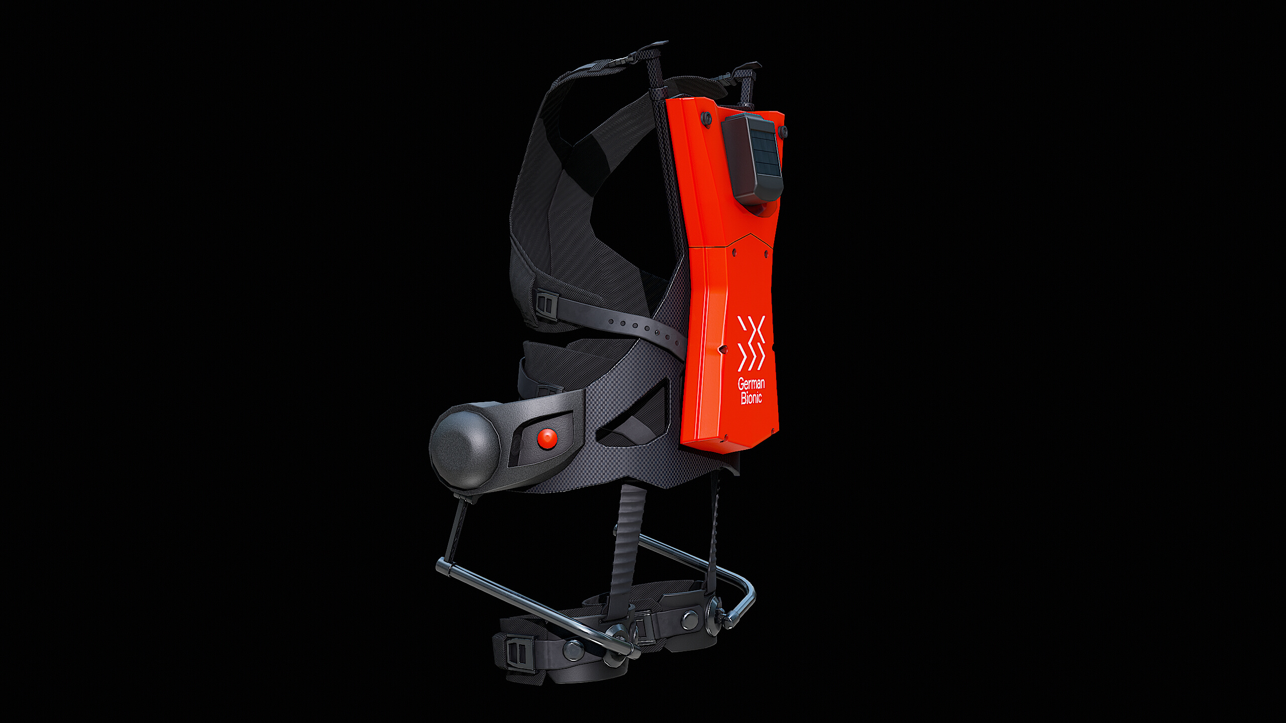 Industrial Exoskeleton Cray-X Red 3D Model by Locus Models