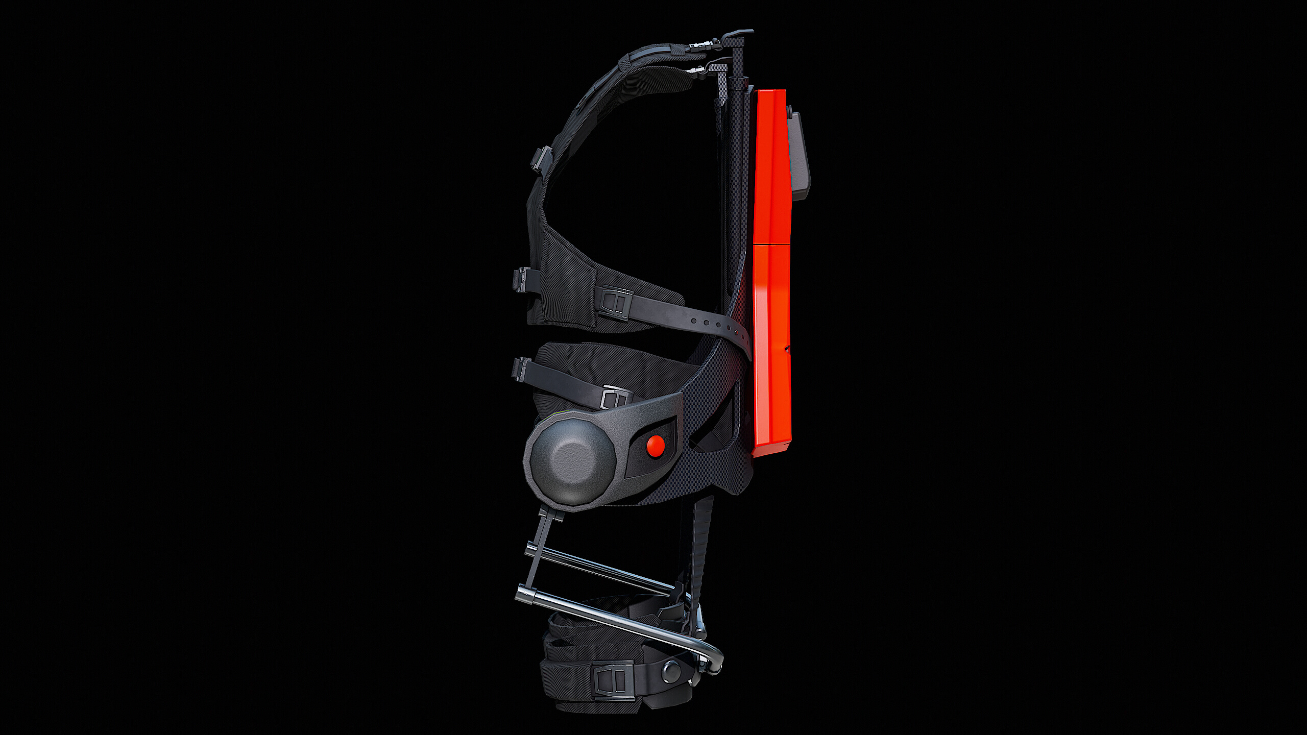 Industrial Exoskeleton Cray-X Red 3D Model by Locus Models