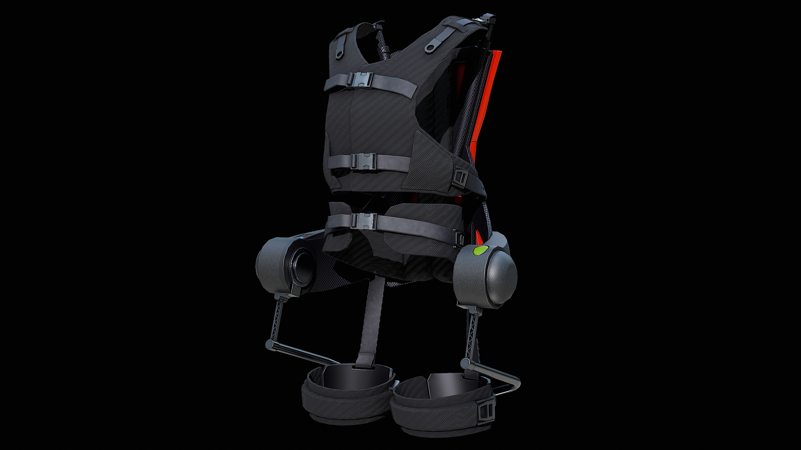 Industrial Exoskeleton Cray-X Red 3D Model by Locus Models