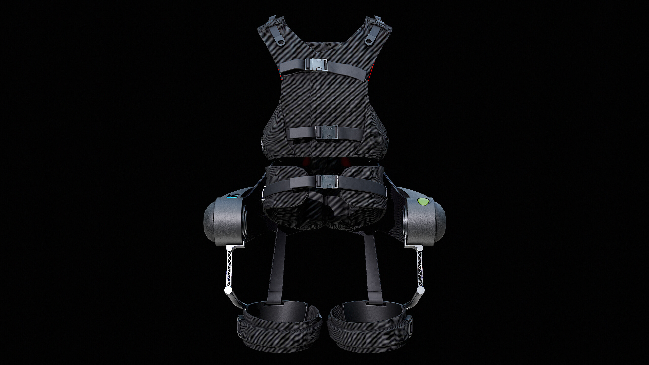 Industrial Exoskeleton Cray-X Red 3D Model by Locus Models