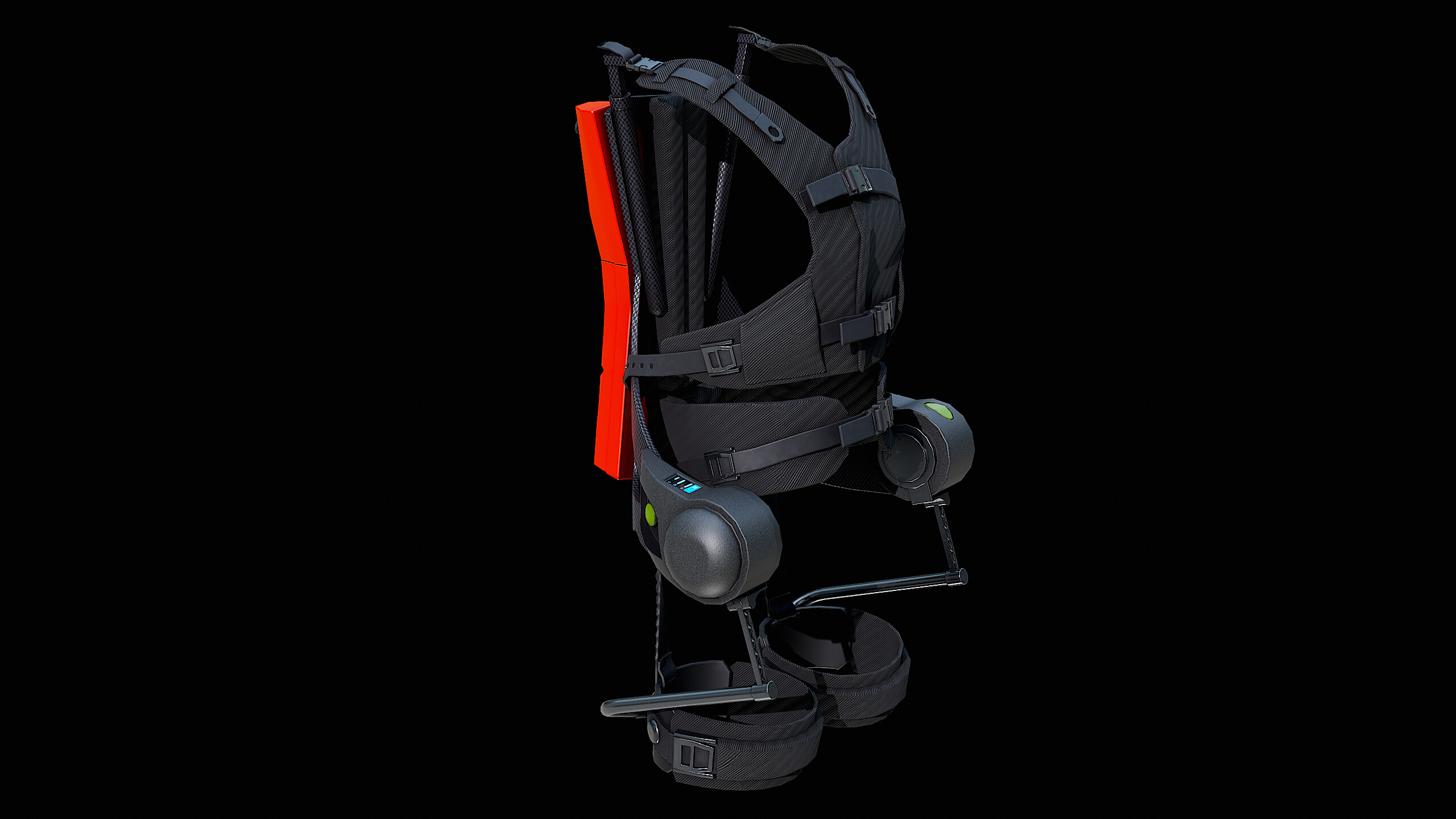 Industrial Exoskeleton Cray-X Red 3D Model by Locus Models
