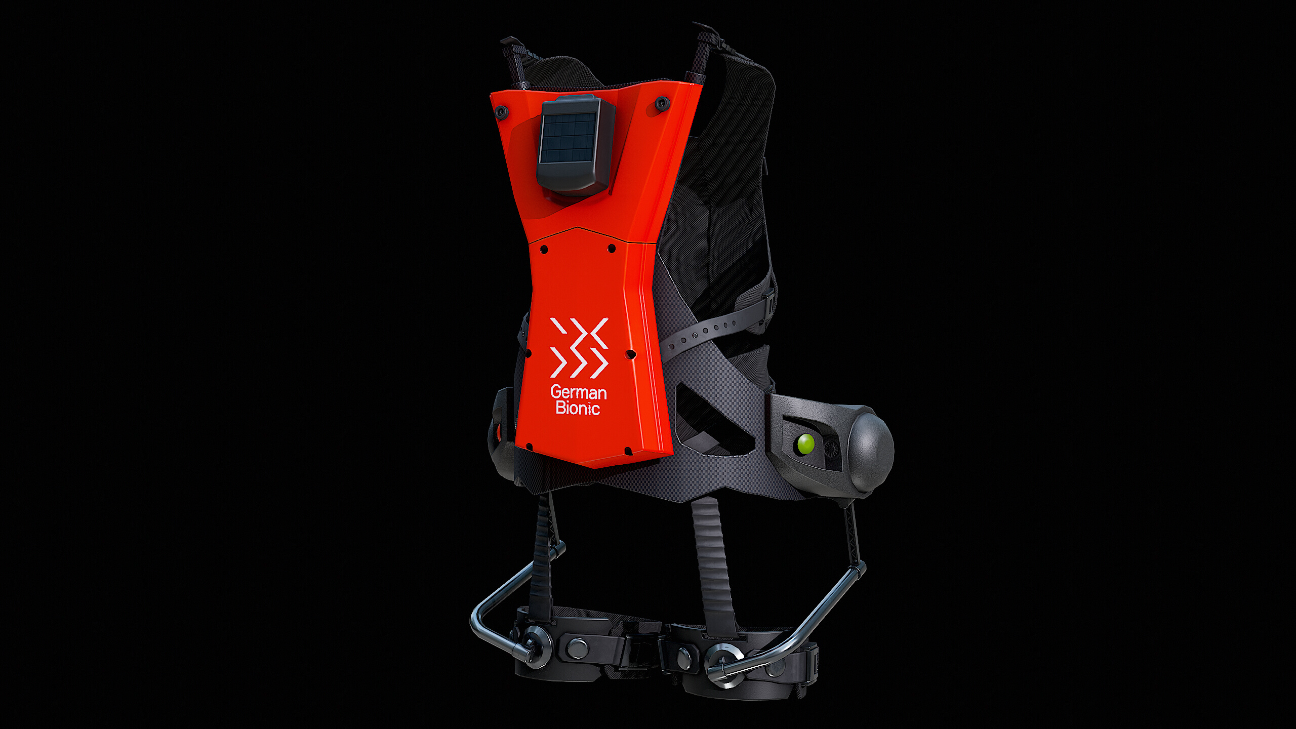 Industrial Exoskeleton Cray-X Red 3D Model by Locus Models