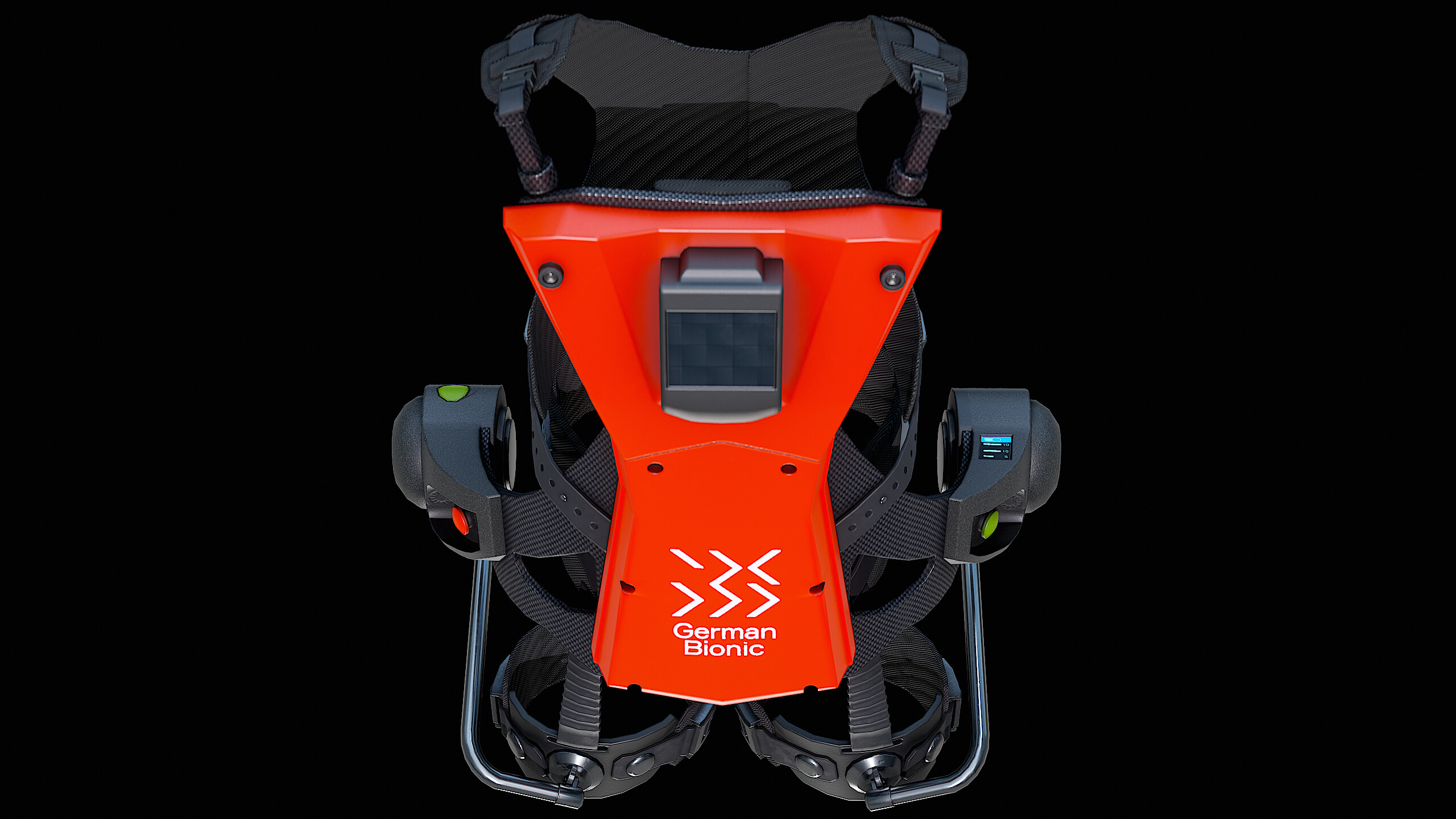 Industrial Exoskeleton Cray-X Red 3D Model by Locus Models