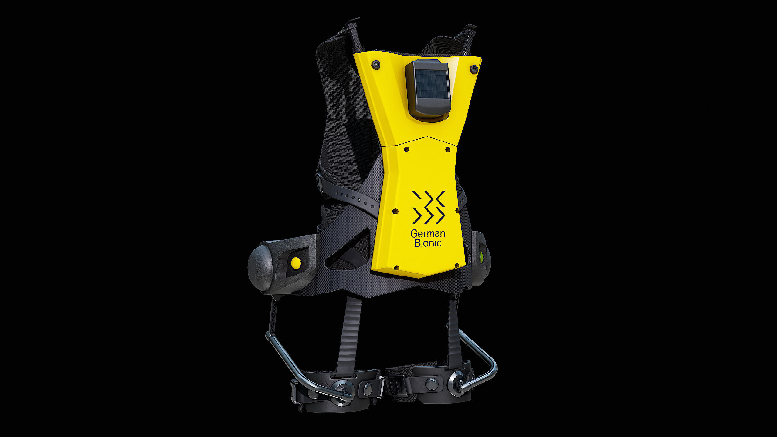 Industrial Exoskeleton Cray-X Yellow 3D Model by Locus Models
