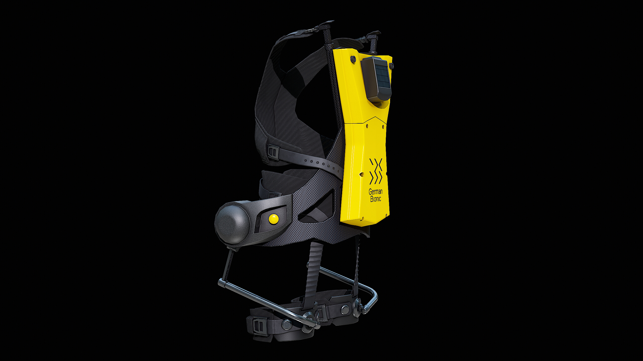 Industrial Exoskeleton Cray-X Yellow 3D Model by Locus Models