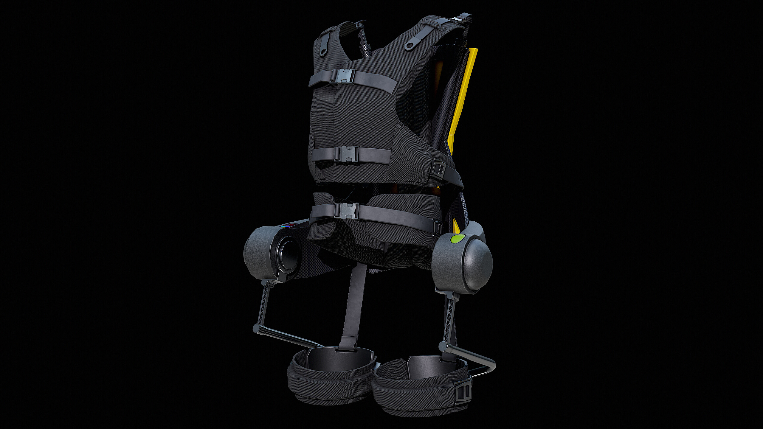 Industrial Exoskeleton Cray-X Yellow 3D Model by Locus Models