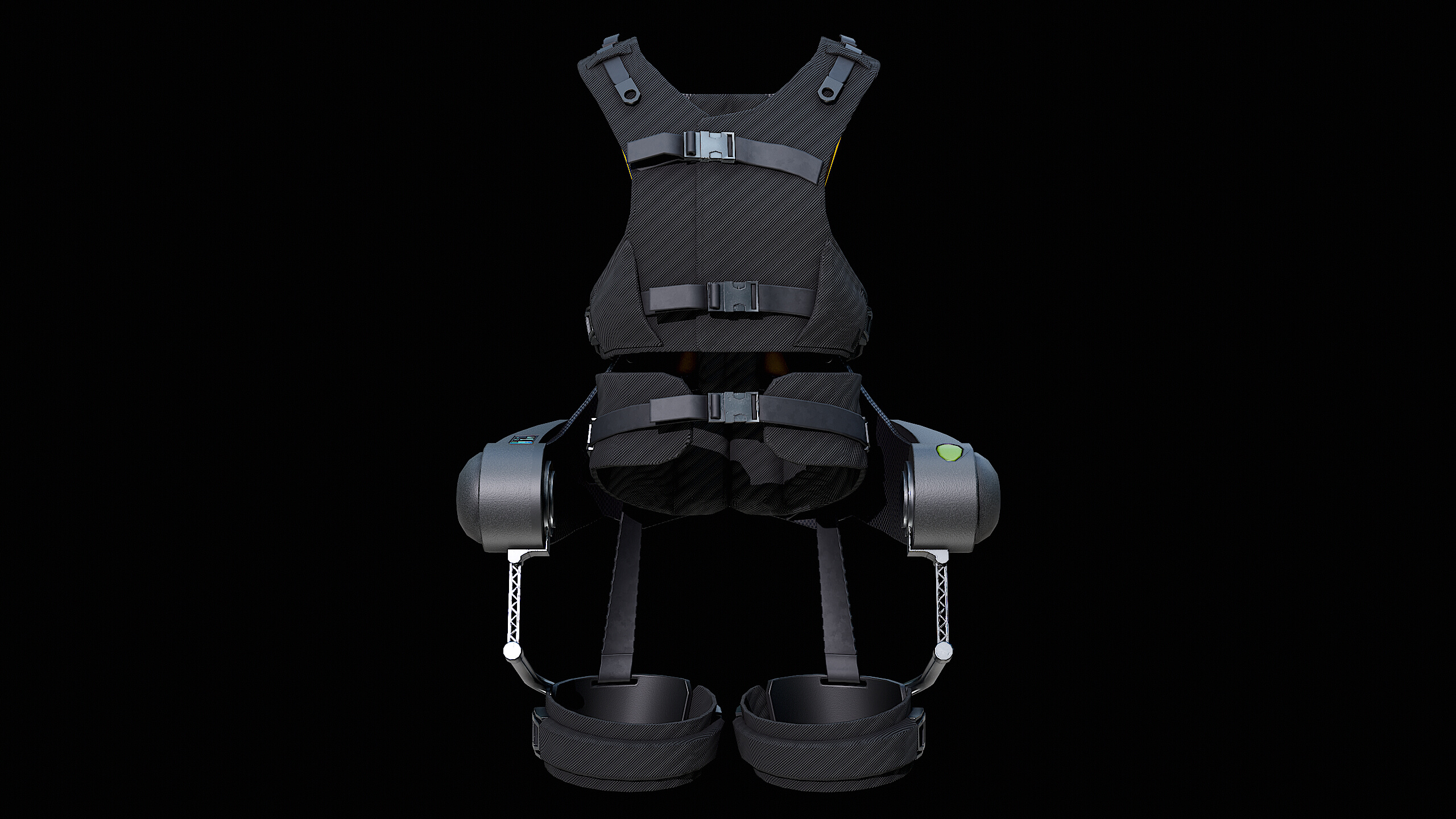 Industrial Exoskeleton Cray-X Yellow 3D Model by Locus Models