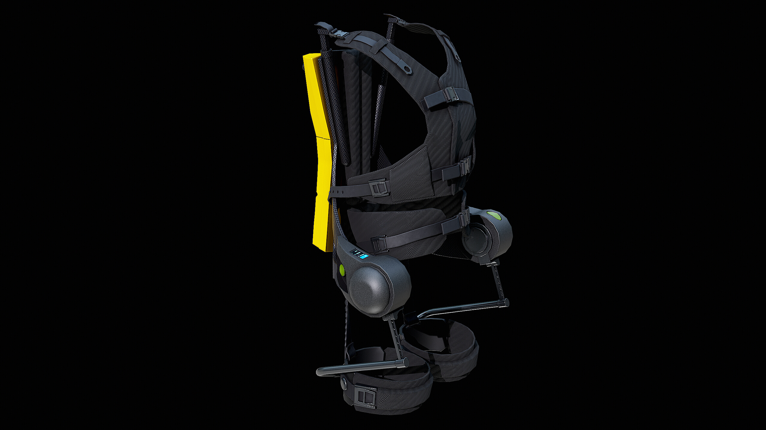 Industrial Exoskeleton Cray-X Yellow 3D Model by Locus Models