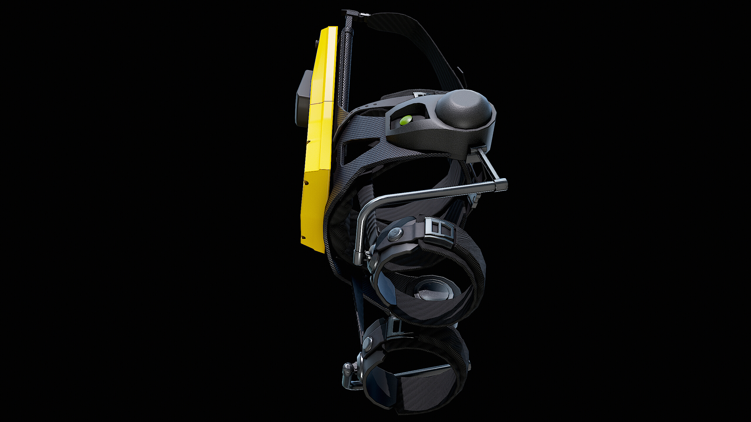 Industrial Exoskeleton Cray-X Yellow 3D Model by Locus Models