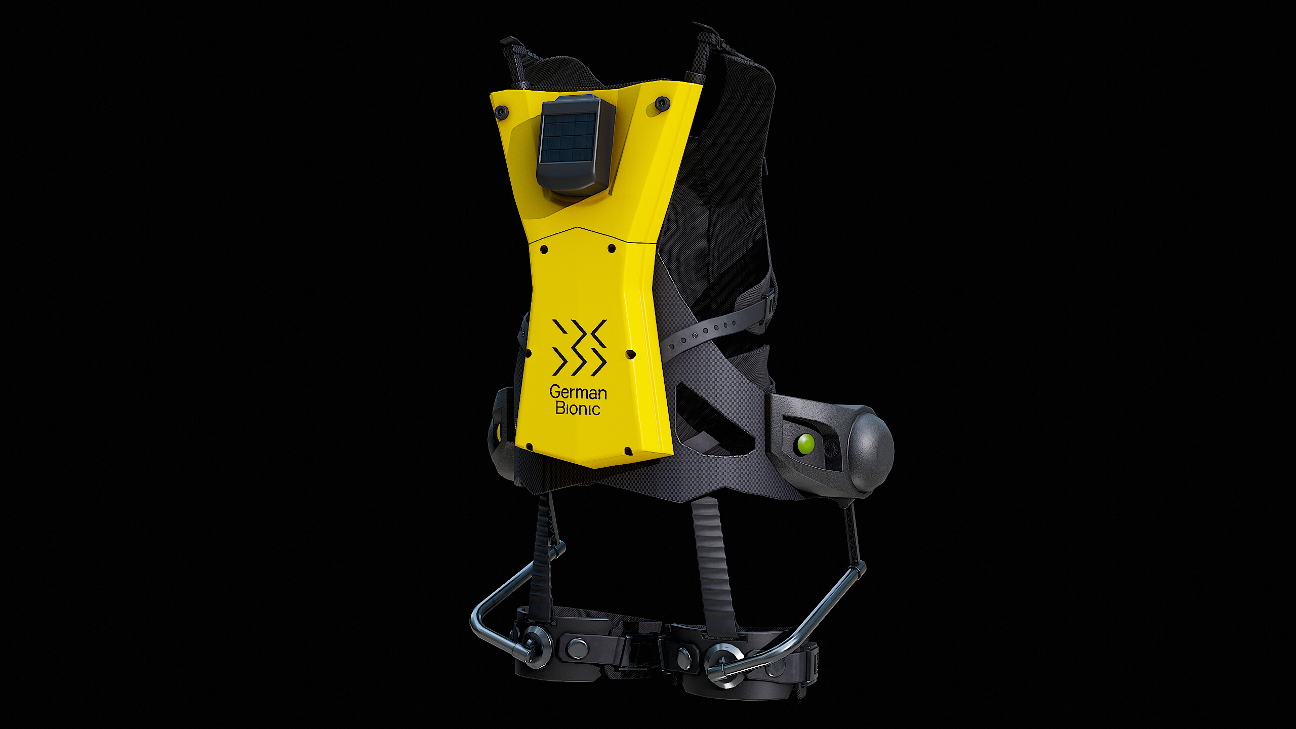 Industrial Exoskeleton Cray-X Yellow 3D Model by Locus Models