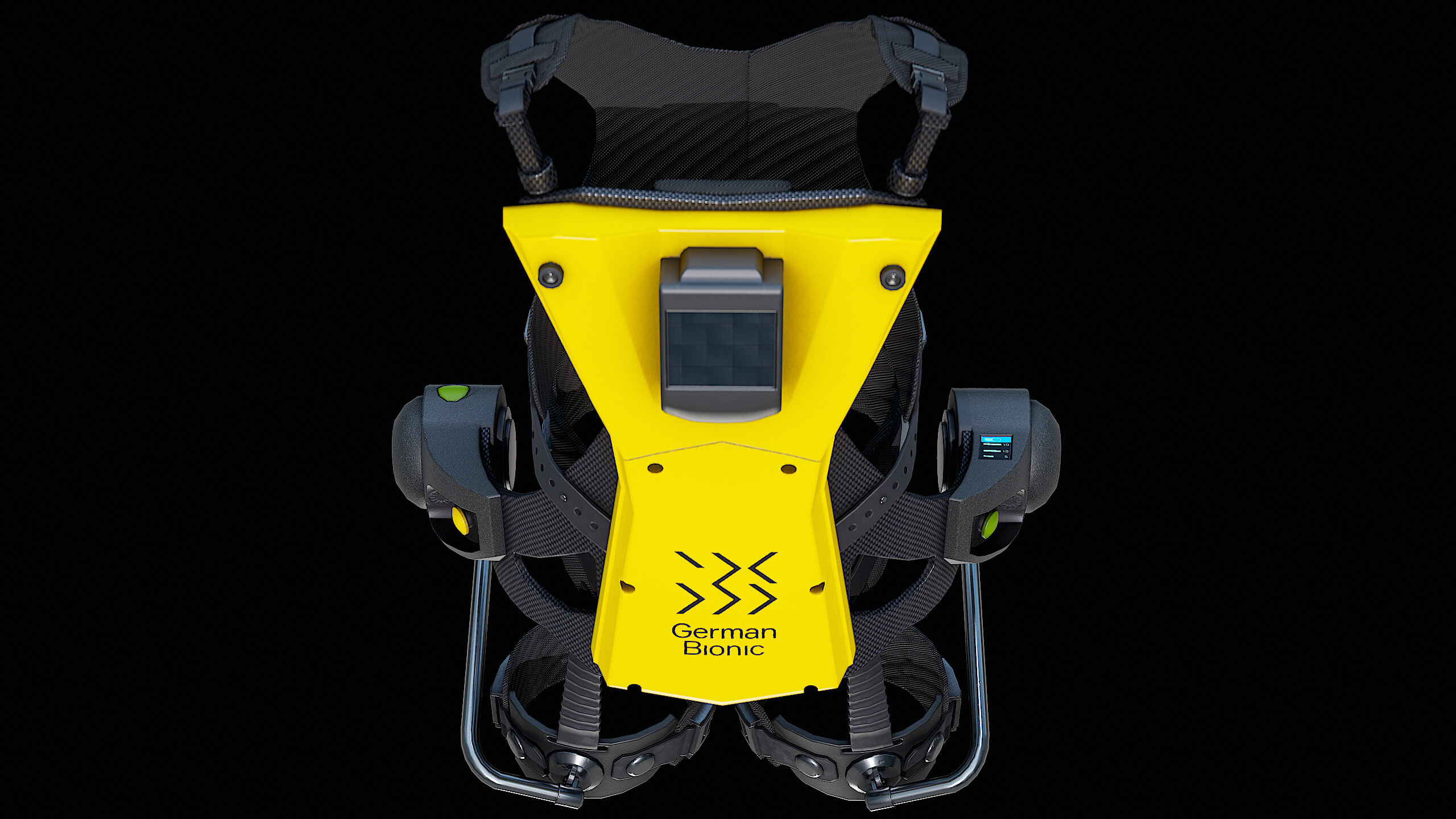 Industrial Exoskeleton Cray-X Yellow 3D Model by Locus Models