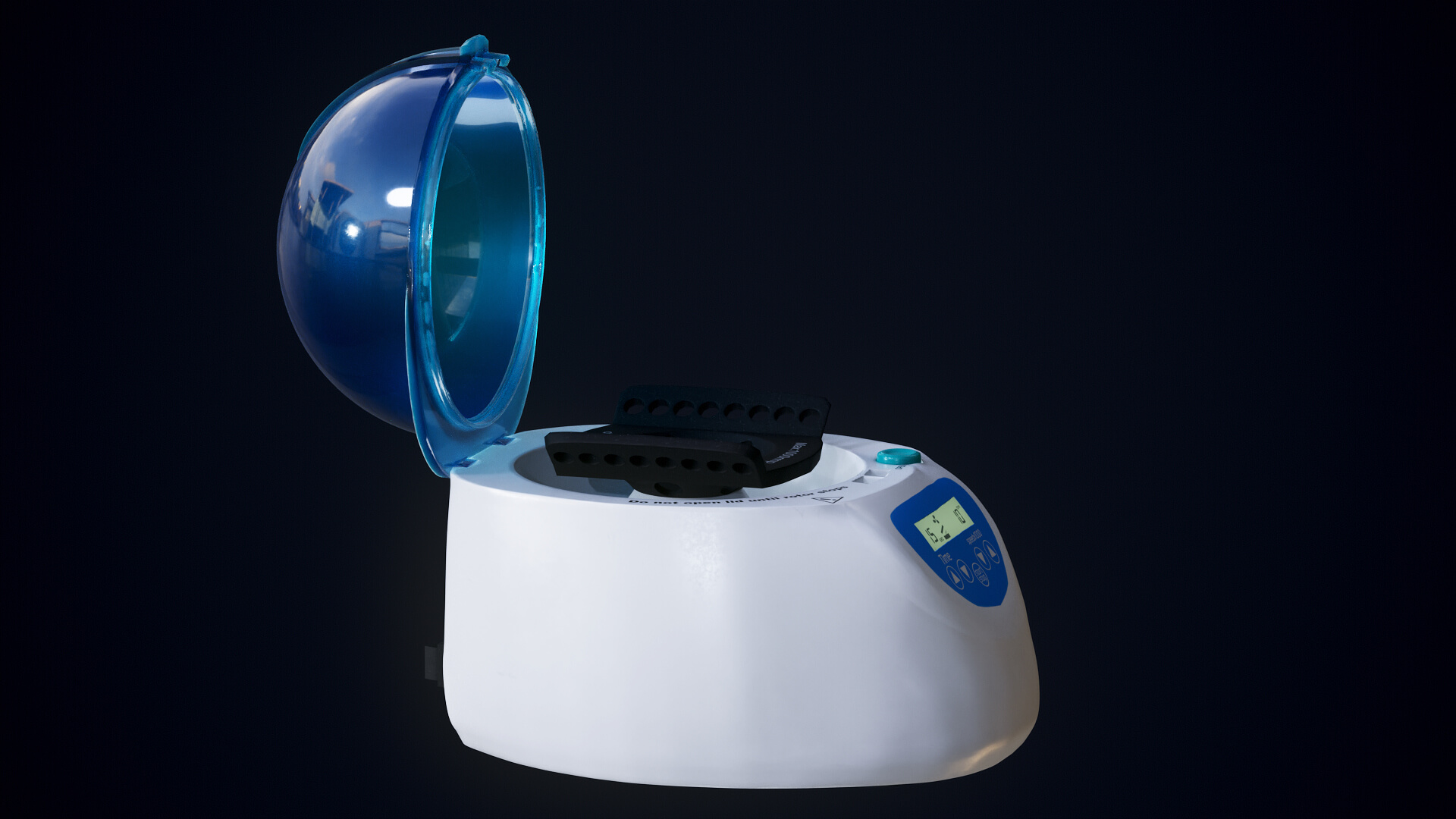 Laboratory Mini Centrifuge Equipment PBR - 3D Model by Locus Models