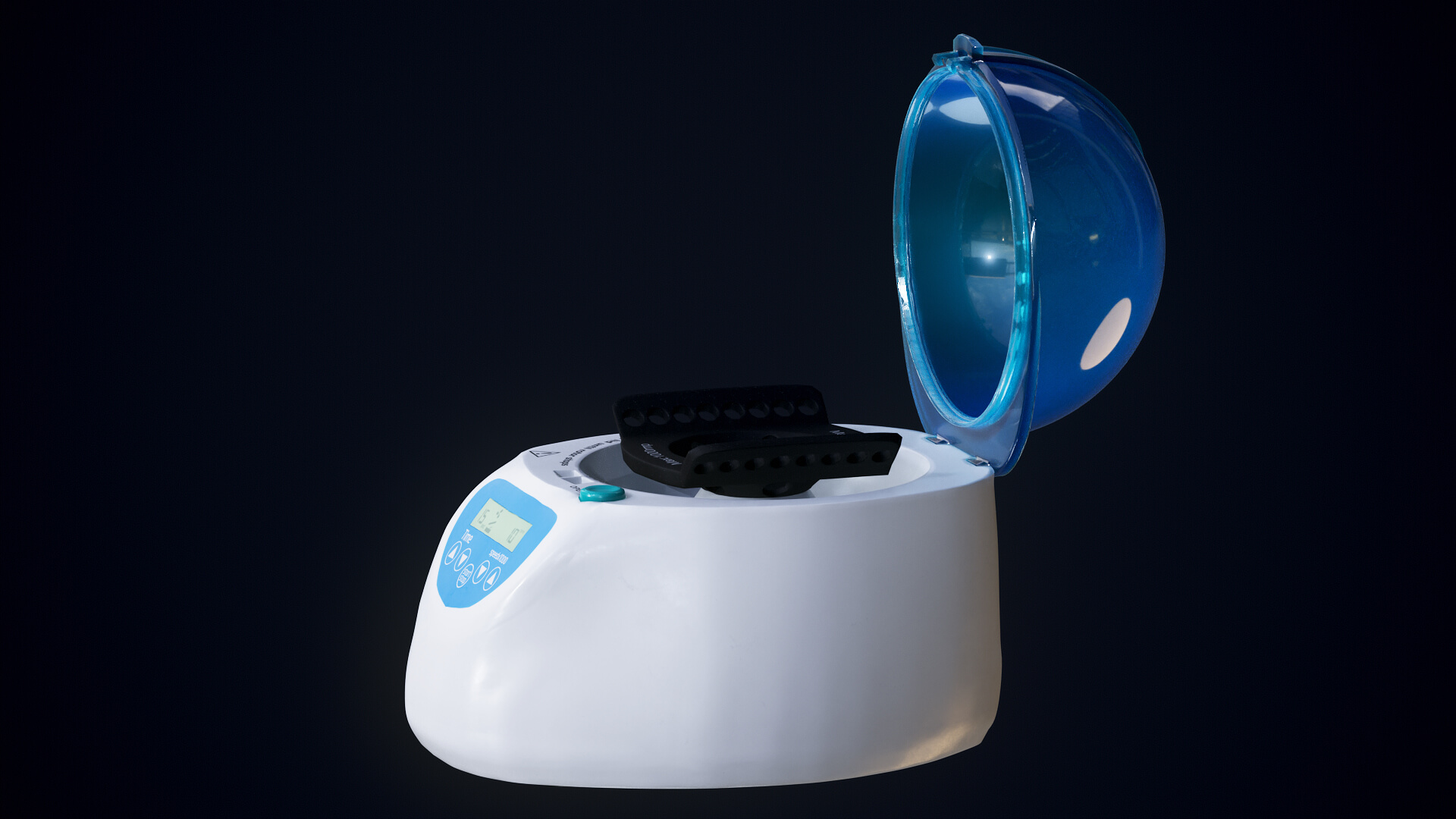 Laboratory Mini Centrifuge Equipment PBR - 3D Model by Locus Models