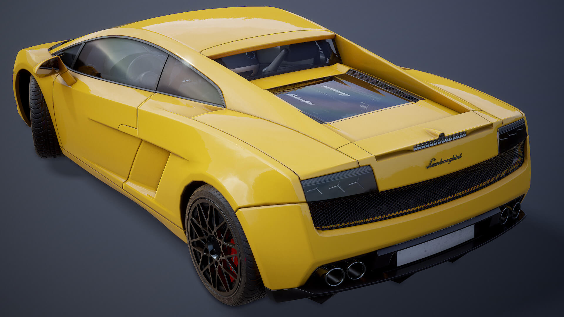 Lamborghini Gallardo PBR - 3D Model by Locus Models