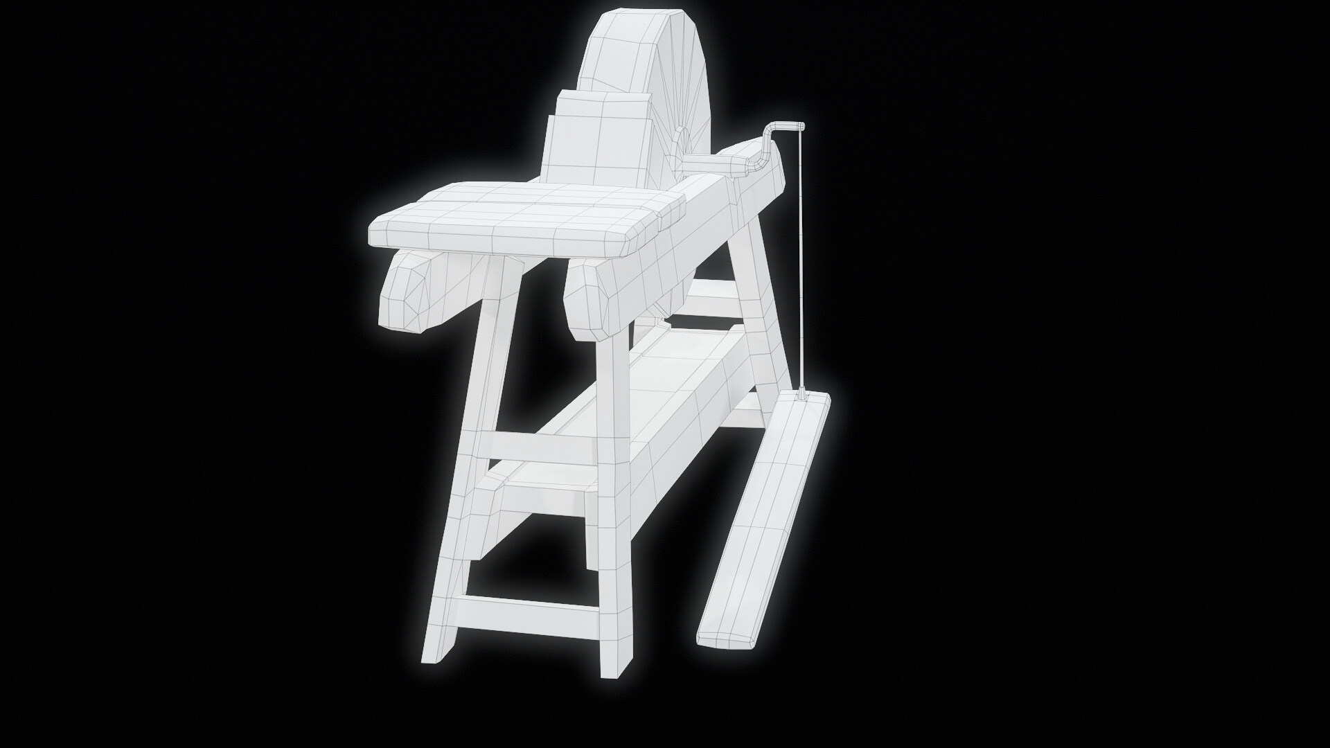 Medieval Low Poly Stone Grinding Station PBR - 3D Model by Locus Models